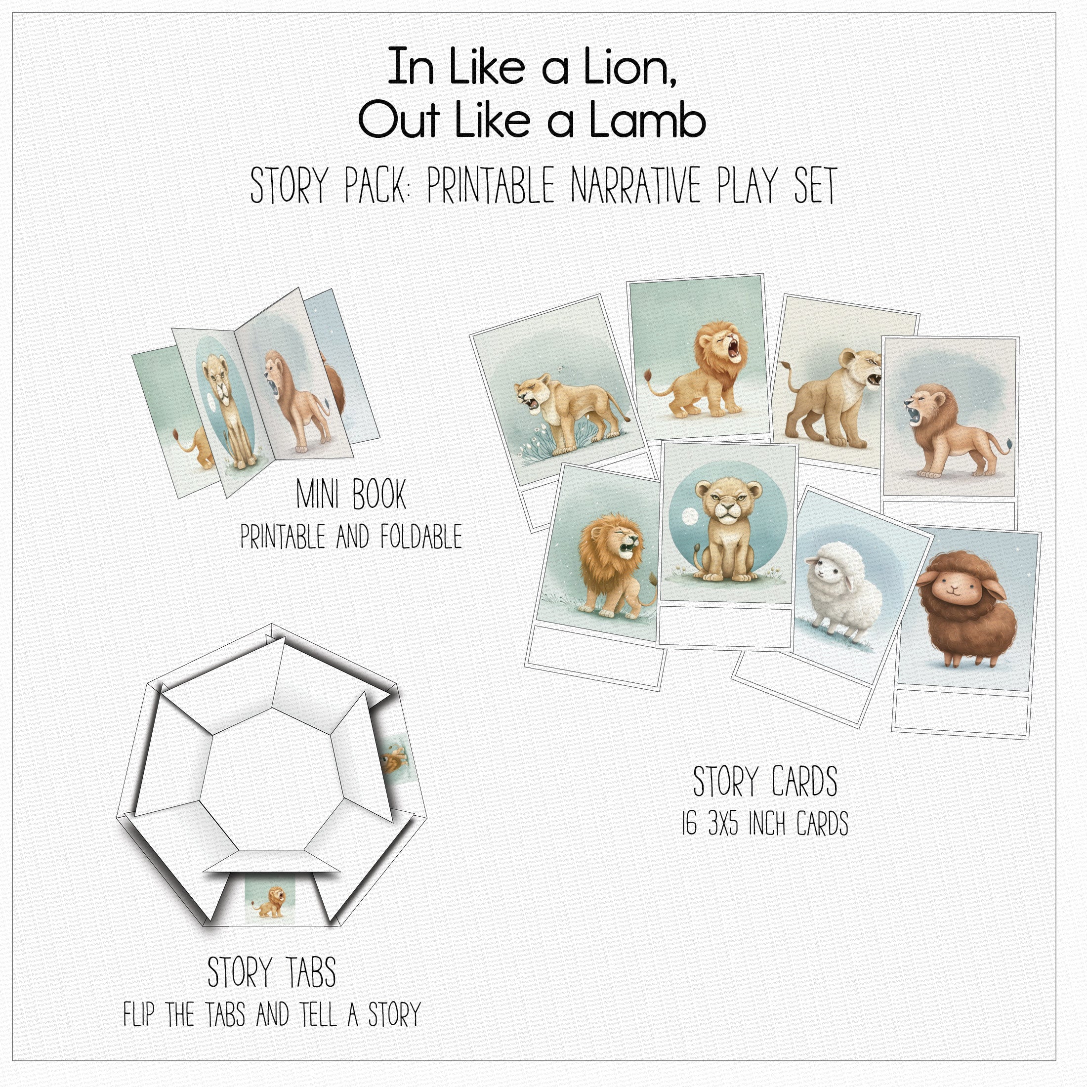 In Like a Lion Out - Like a Lamb - My Story Pack – Practically Playing