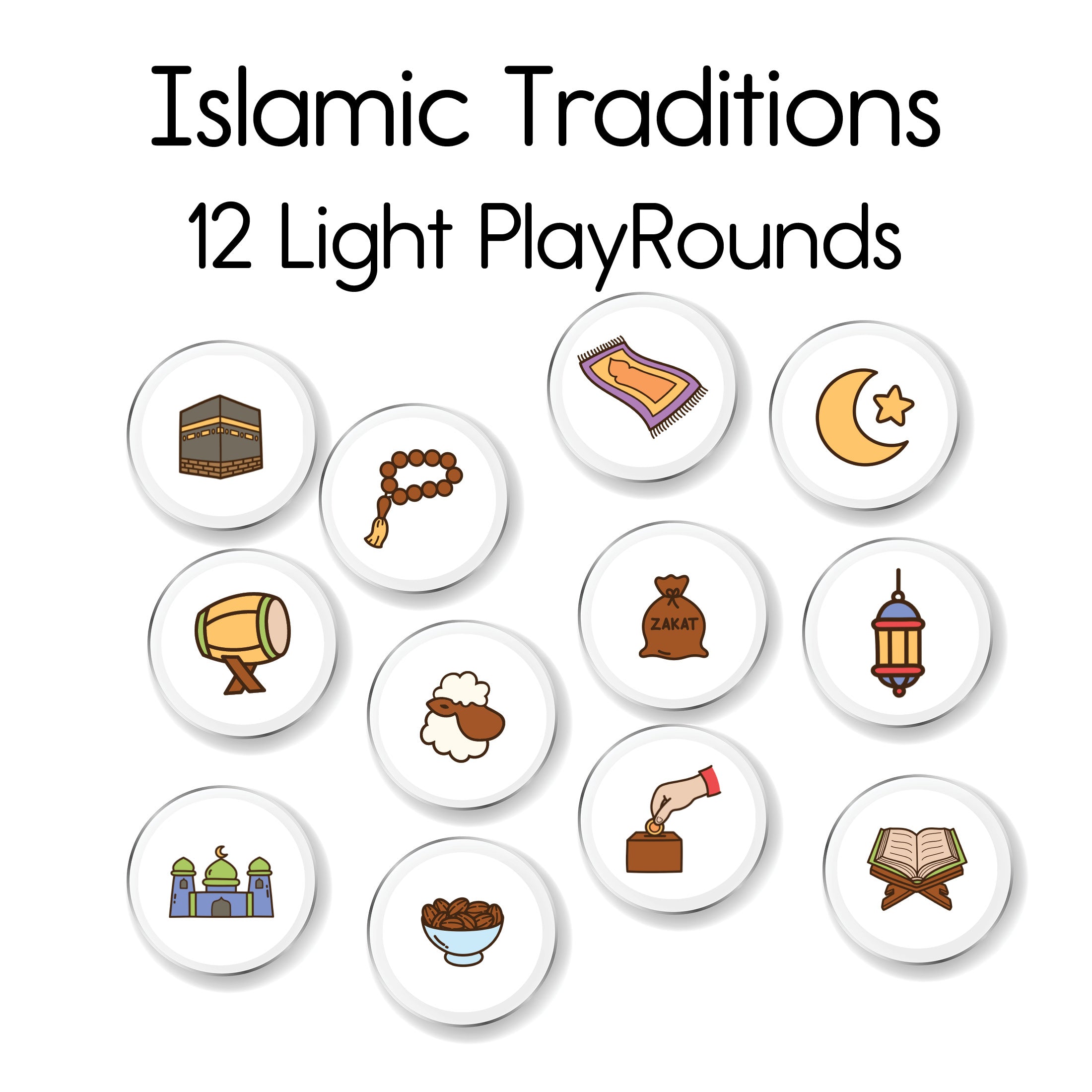 Islamic Traditions - Light PlayRound 12 Pack – Practically Playing