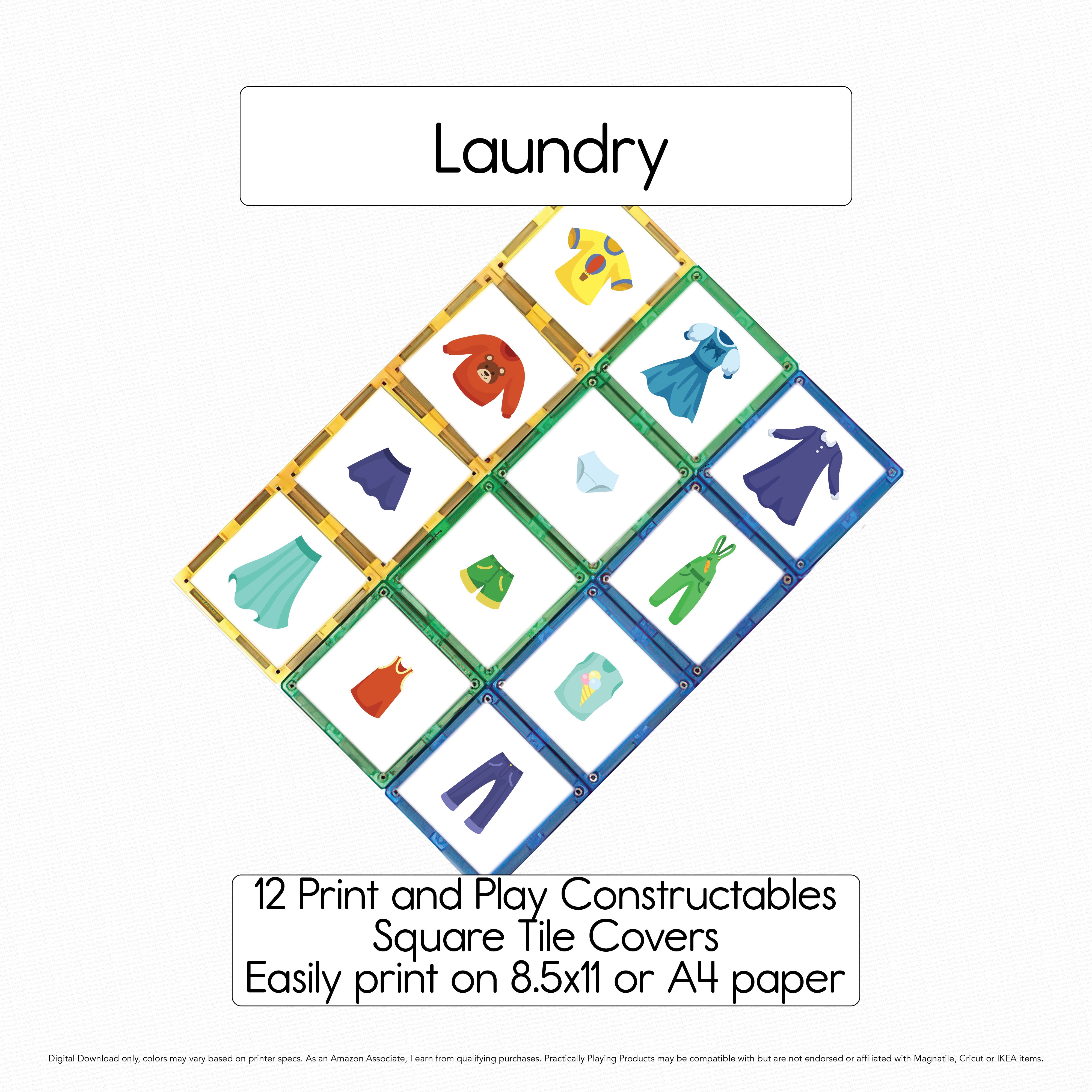 Laundry - Constructables Mini Creator Kit – Practically Playing