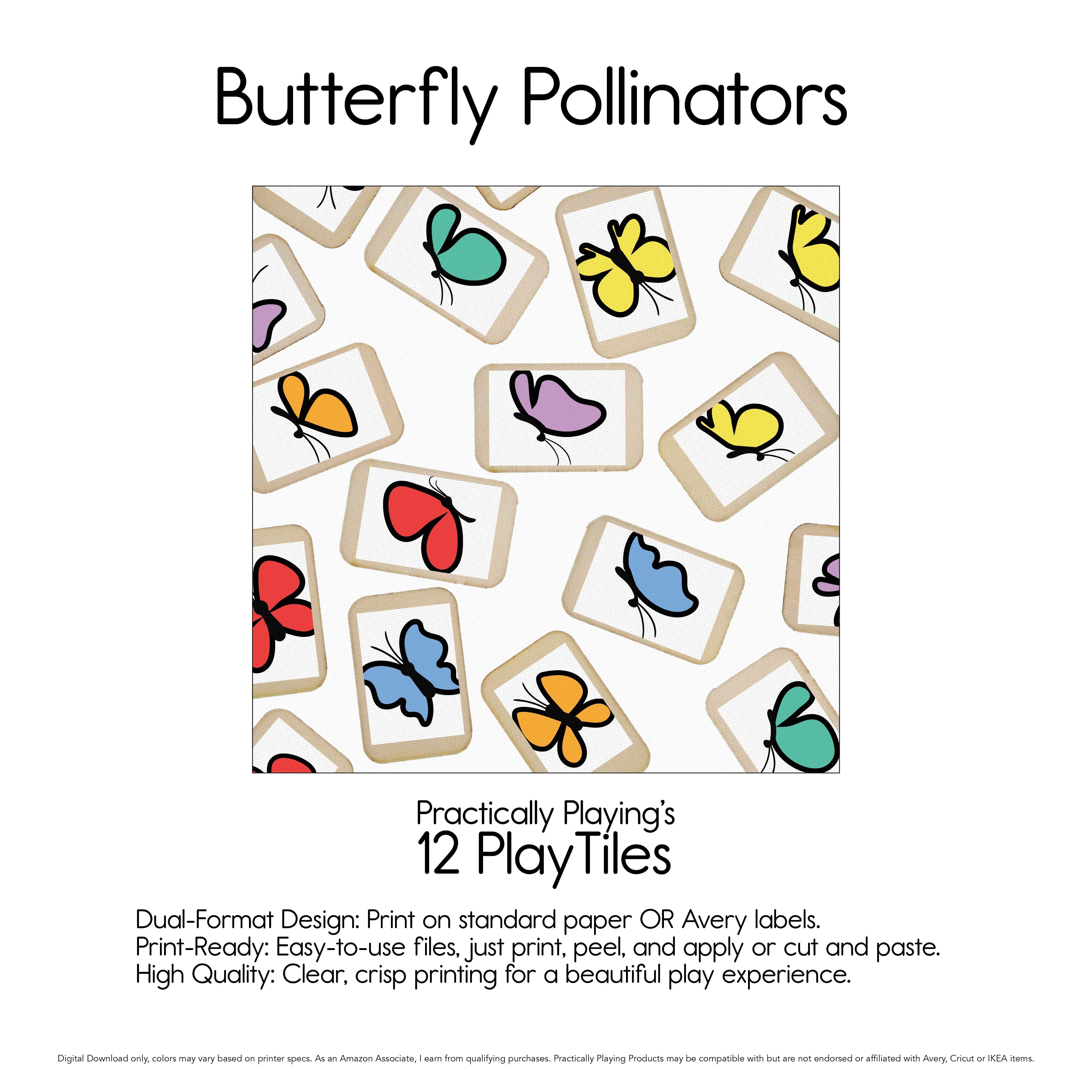 Butterfly Pollinators - PlayTiles – Practically Playing
