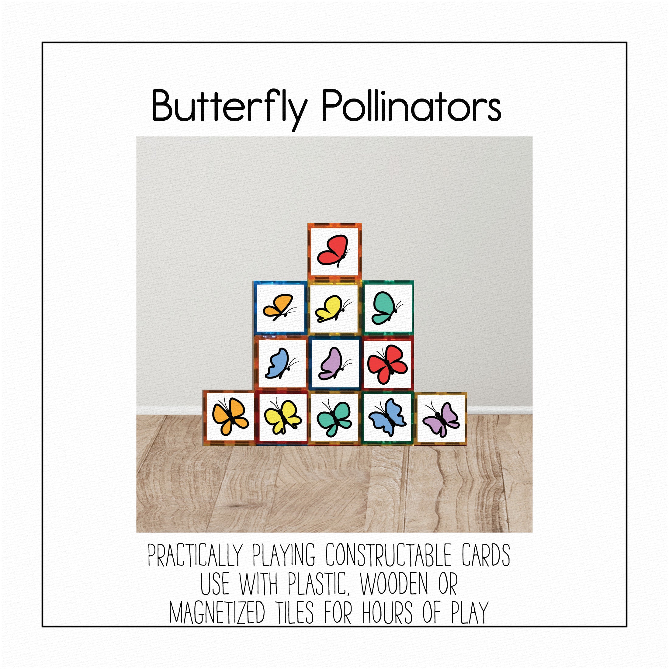 Butterfly Pollinators - Constructable Card Pack – Practically Playing