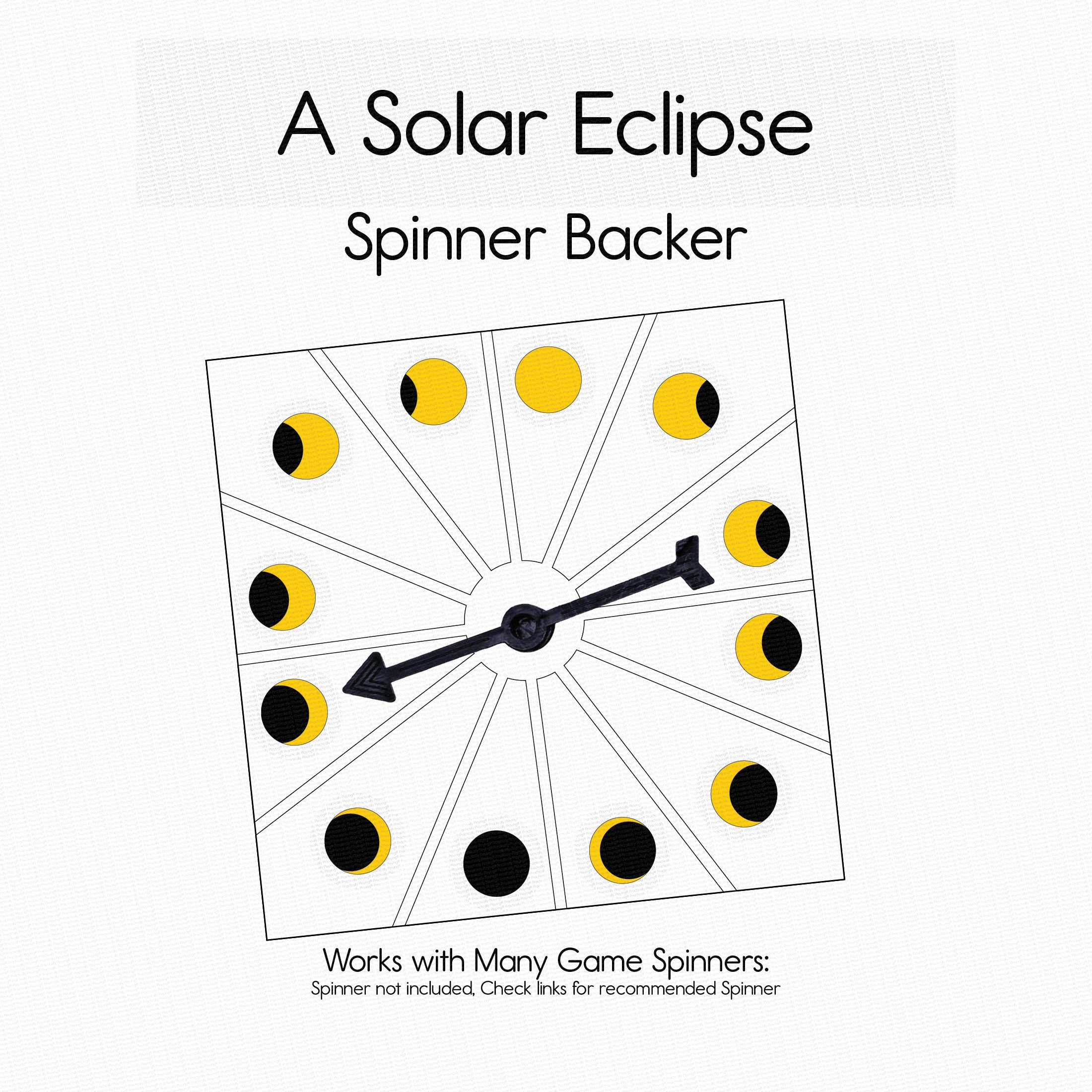 A Solar Eclipse - Spinner Backer – Practically Playing
