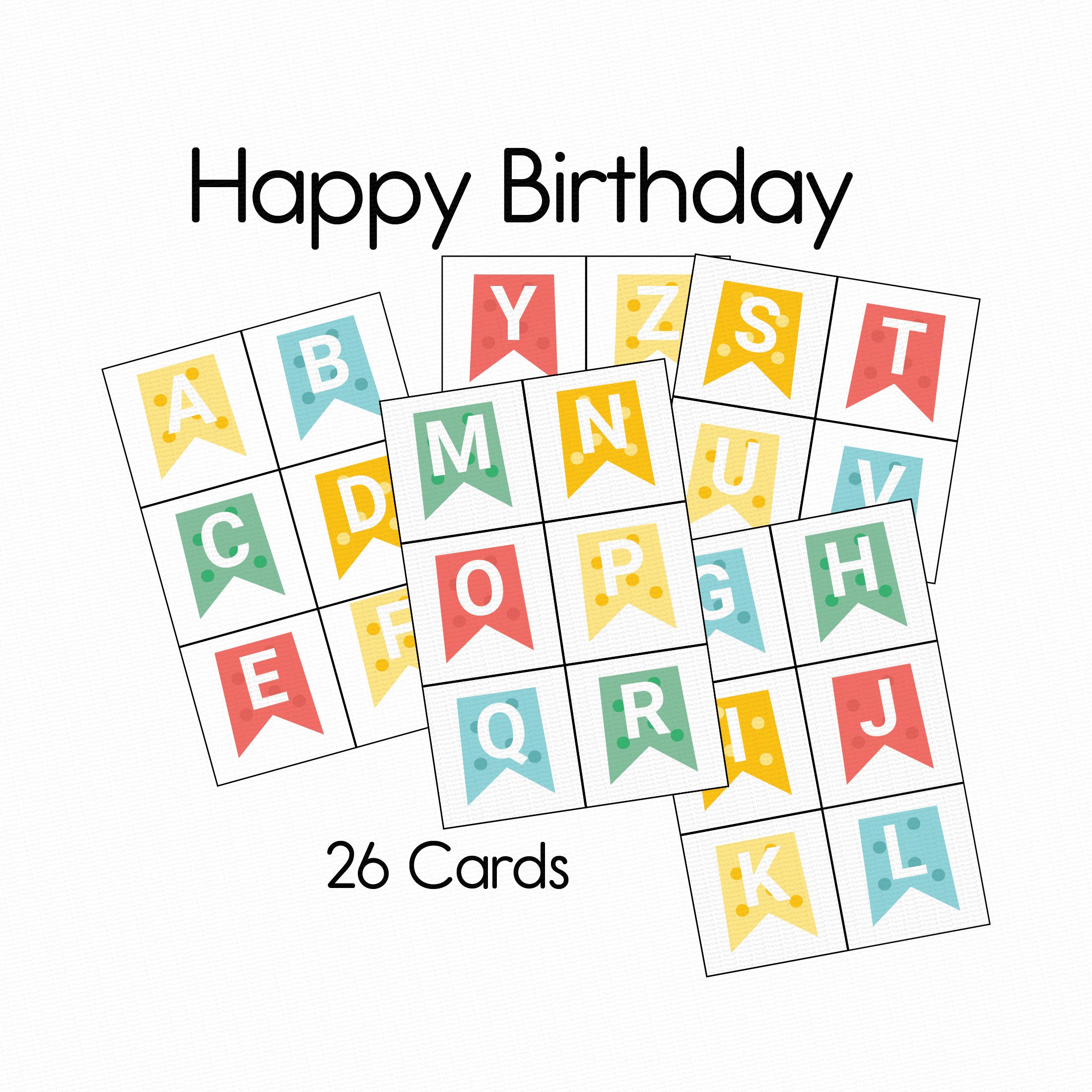 Happy Birthday - Card Pack – Practically Playing