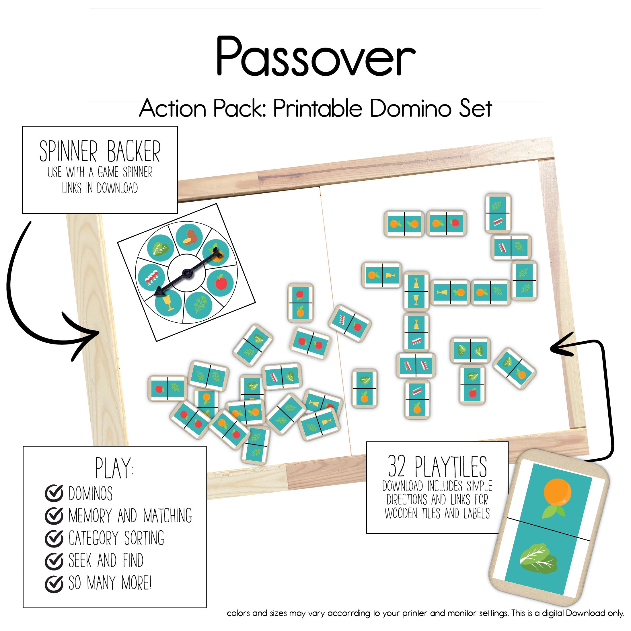 Passover - Dominos Game Pack – Practically Playing