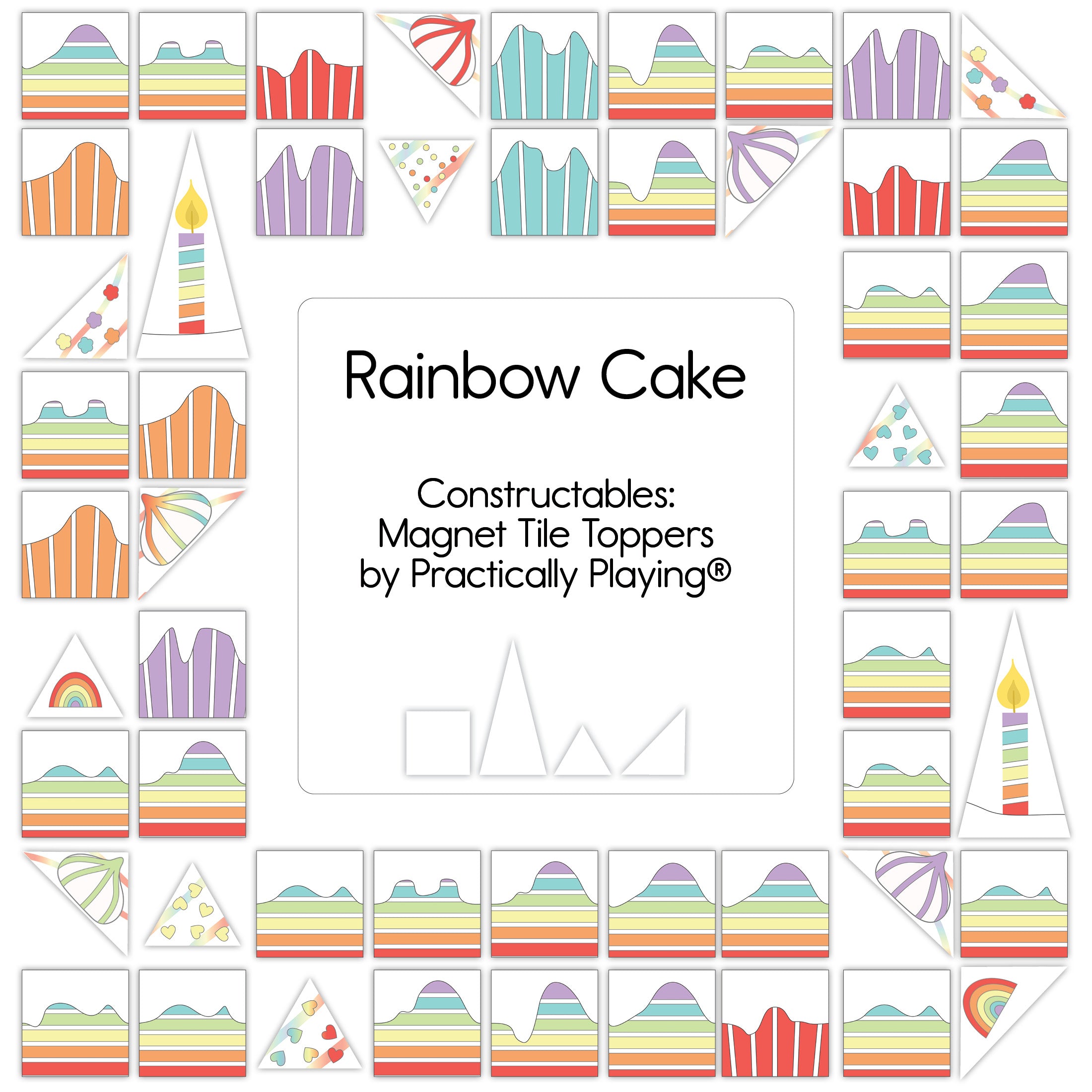 Rainbow Cake - Constructables Ultimate Creator – Practically Playing