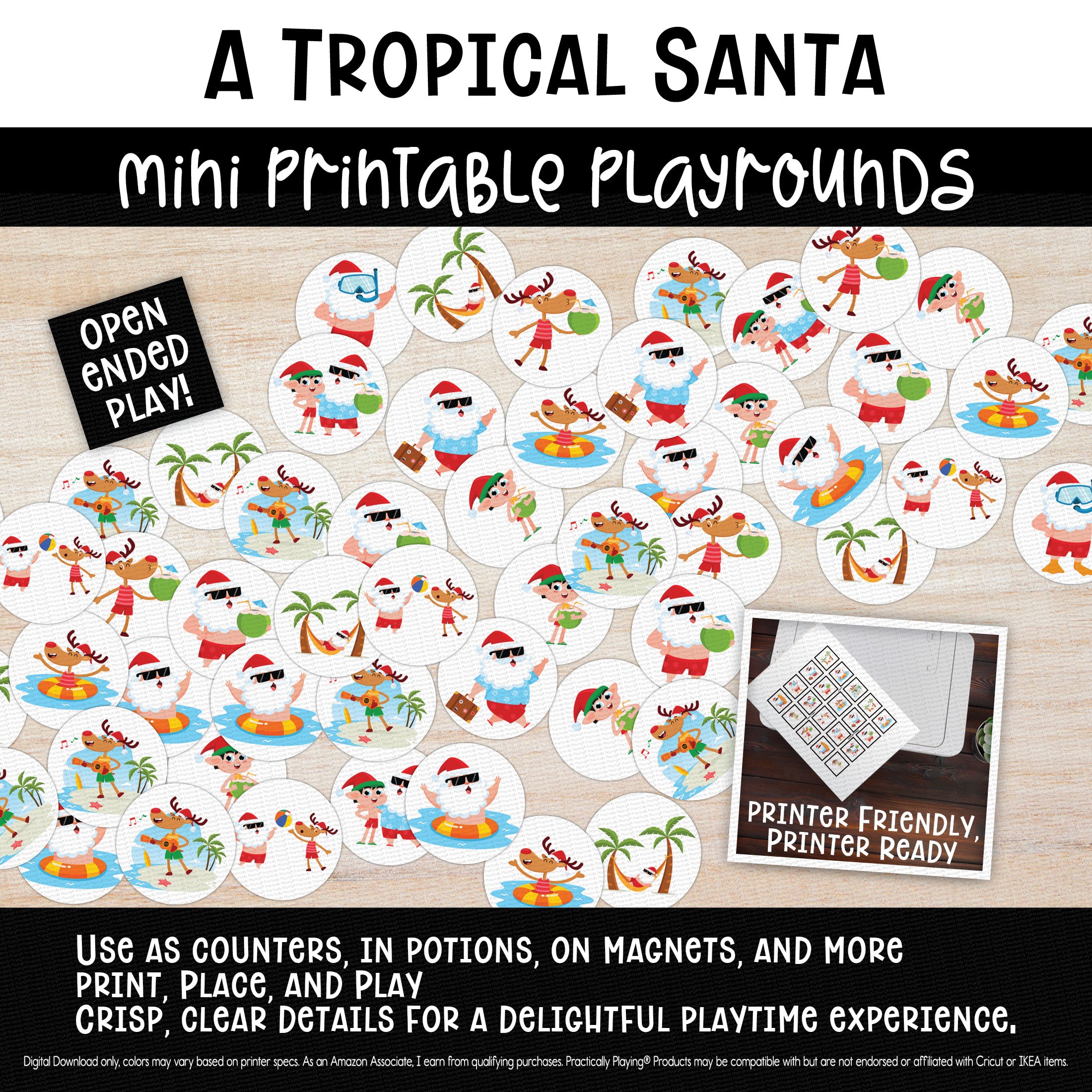 A Tropical Santa Story - Mini PlayRounds – Practically Playing