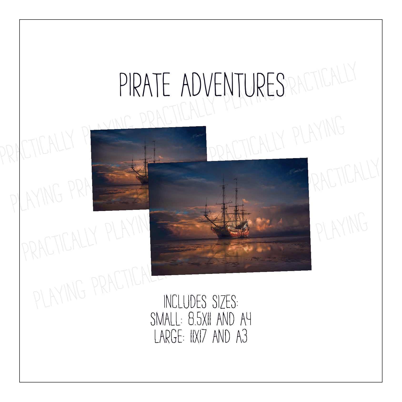 Pirate Adventures Poster Pack – Practically Playing