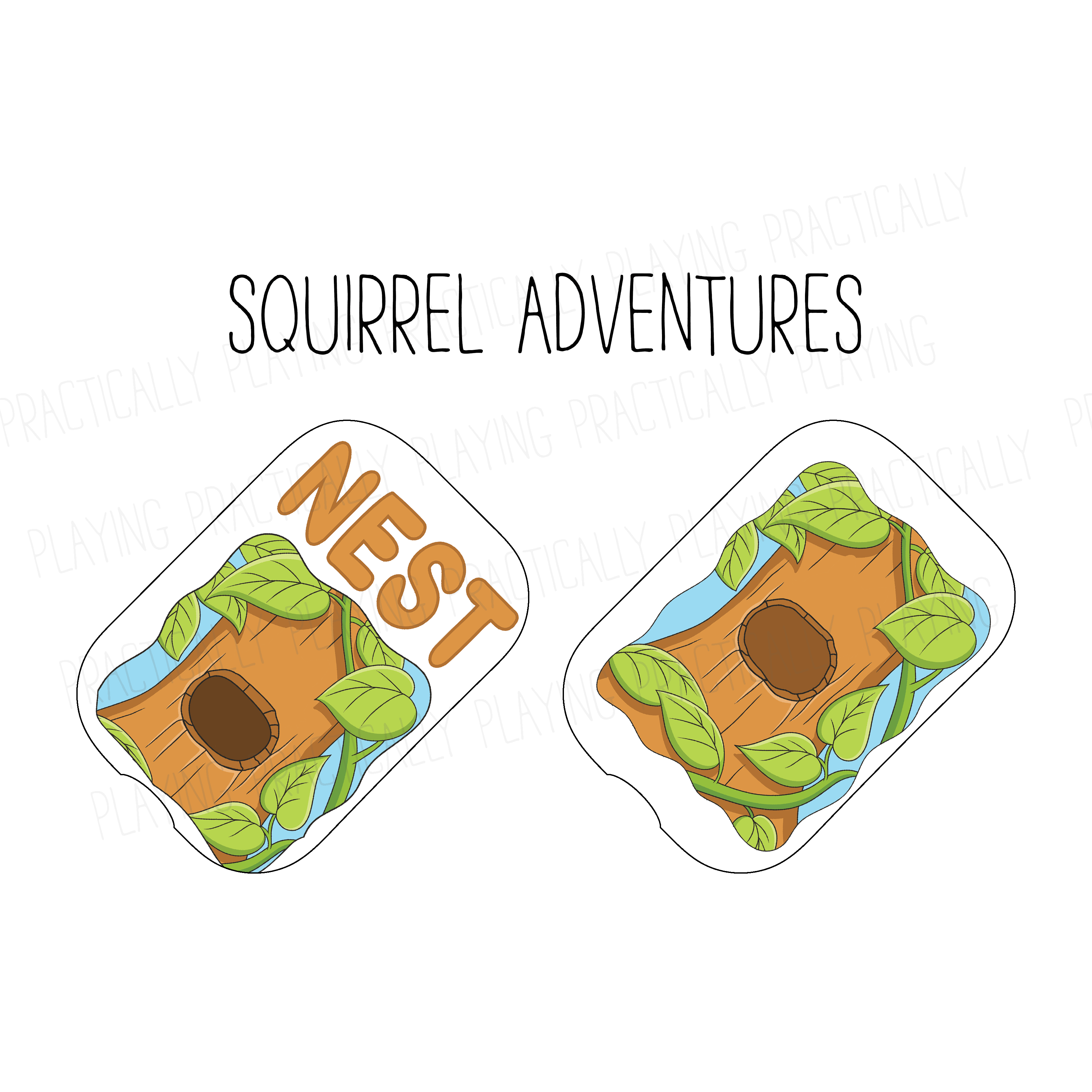 Squirrel Adventures Printable Insert Pack – Practically Playing