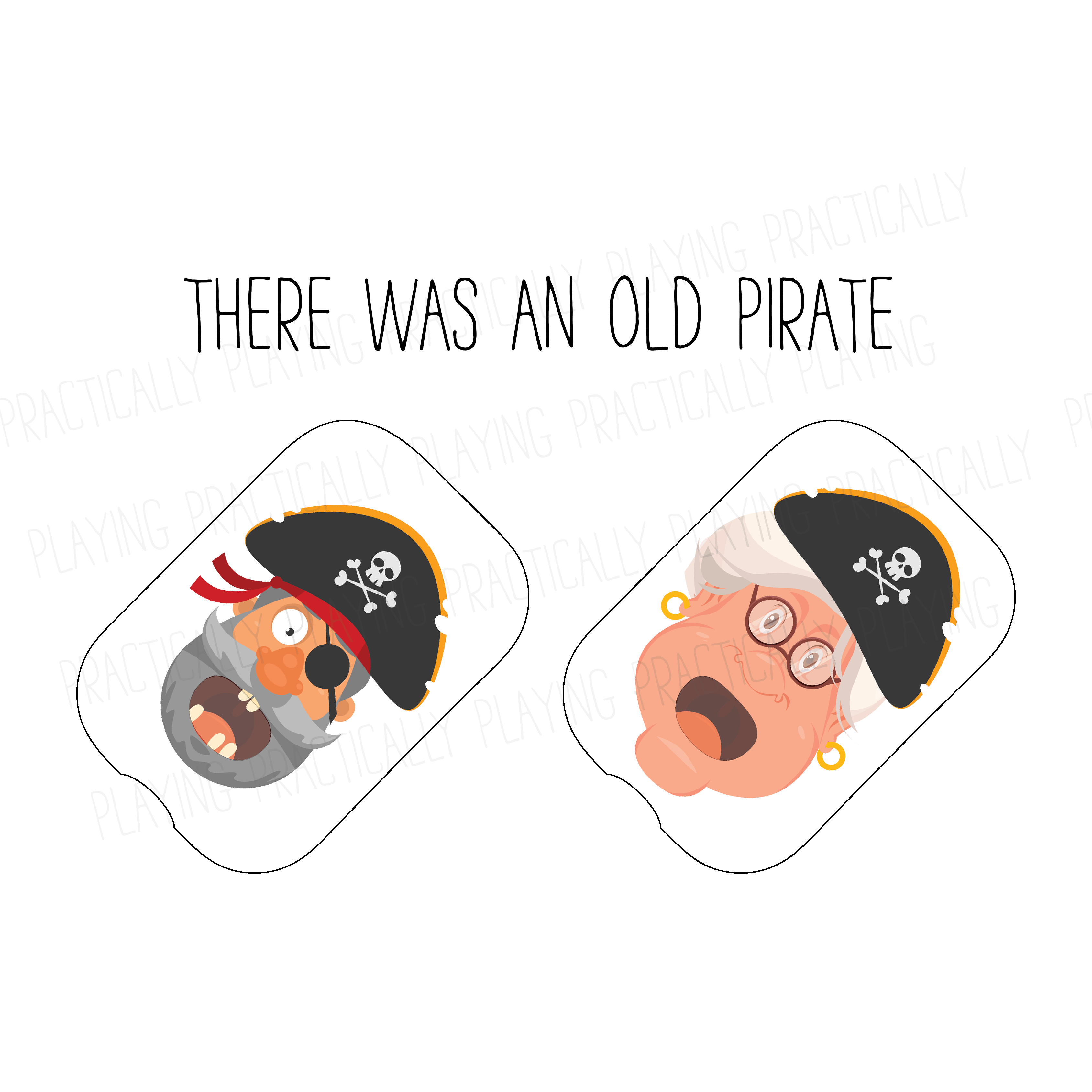 There was an Old Pirate Printable Insert Pack – Practically Playing