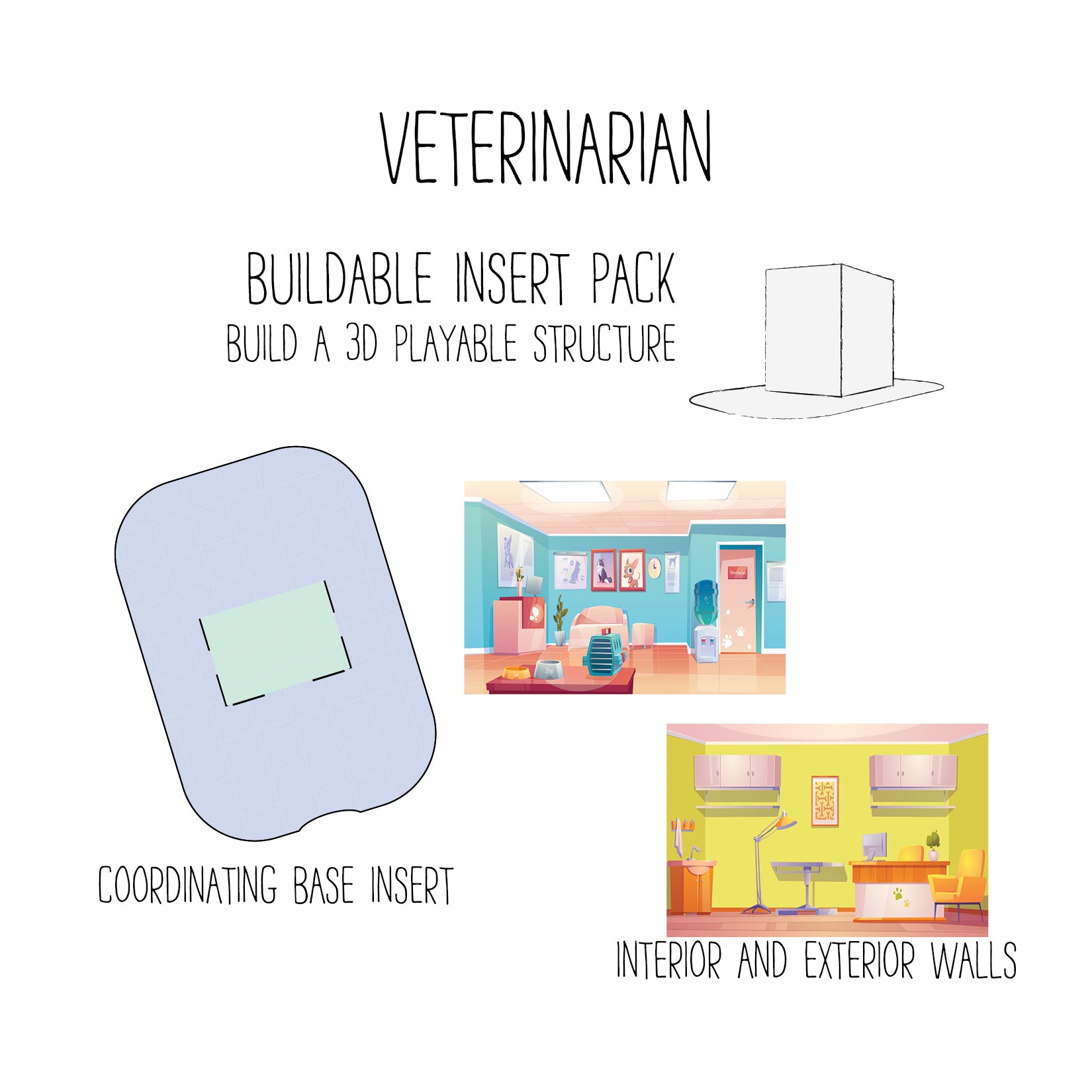 Vet Buildable Insert Pack – Practically Playing