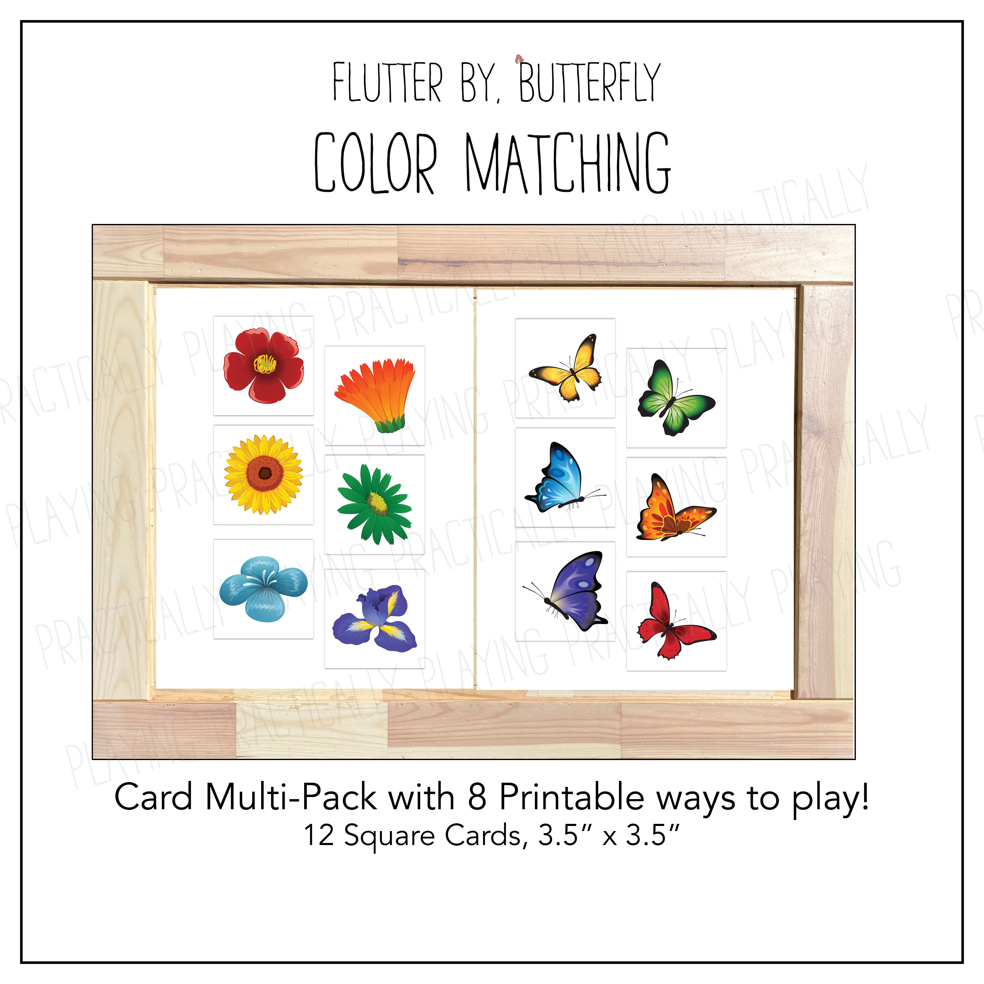 Flutter By, Butterfly Card Pack 2 – Practically Playing