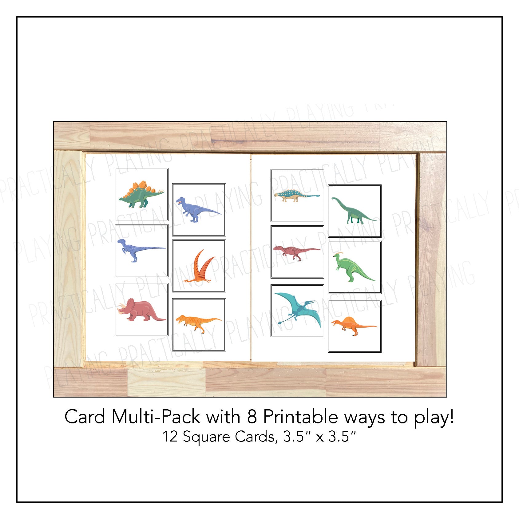 Eras of Dinosaurs Card Pack – Practically Playing