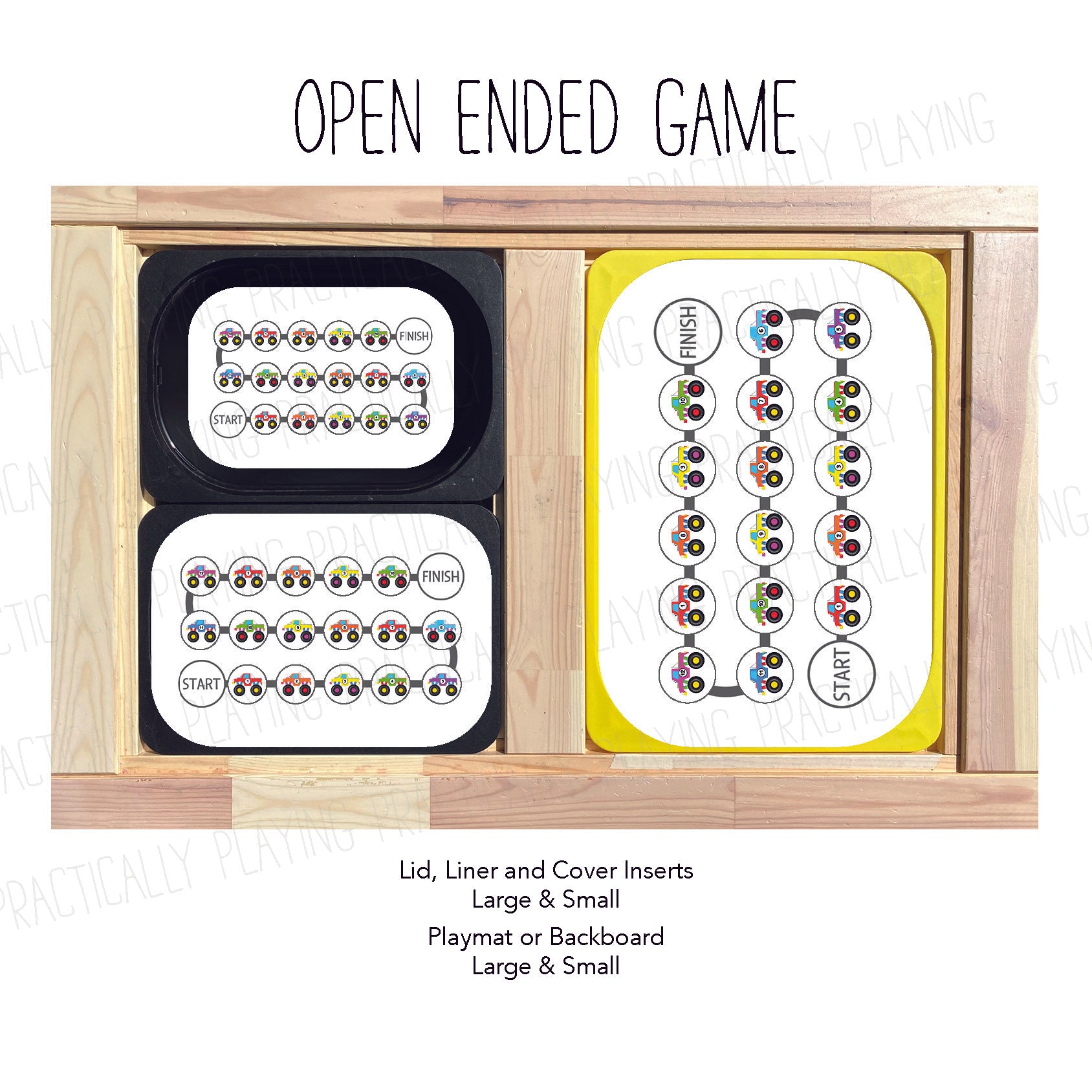 Monster Trucks PlayRound Open Ended Game A – Practically Playing