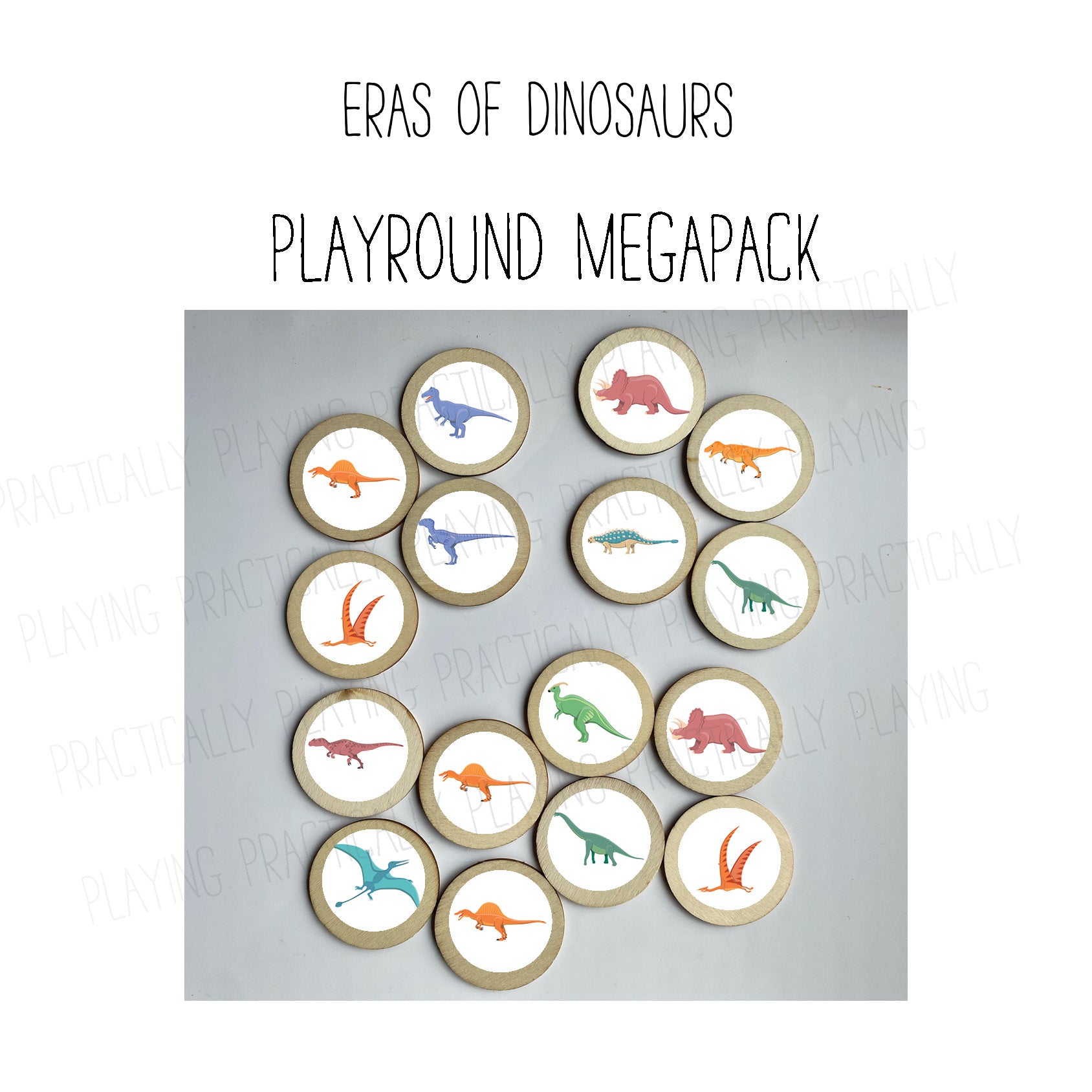 Eras of Dinosaurs PlayRound Mega Pack – Practically Playing