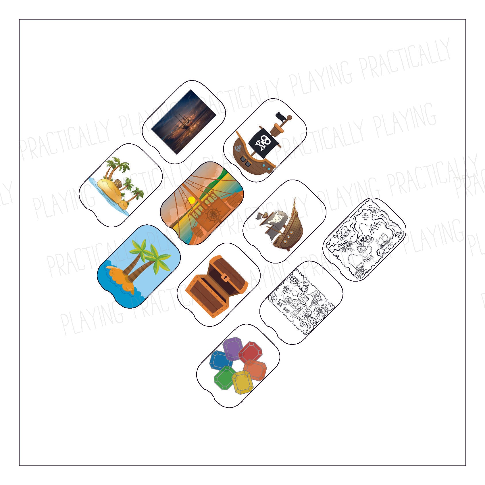 Pirate Adventures Printable Insert Pack – Practically Playing