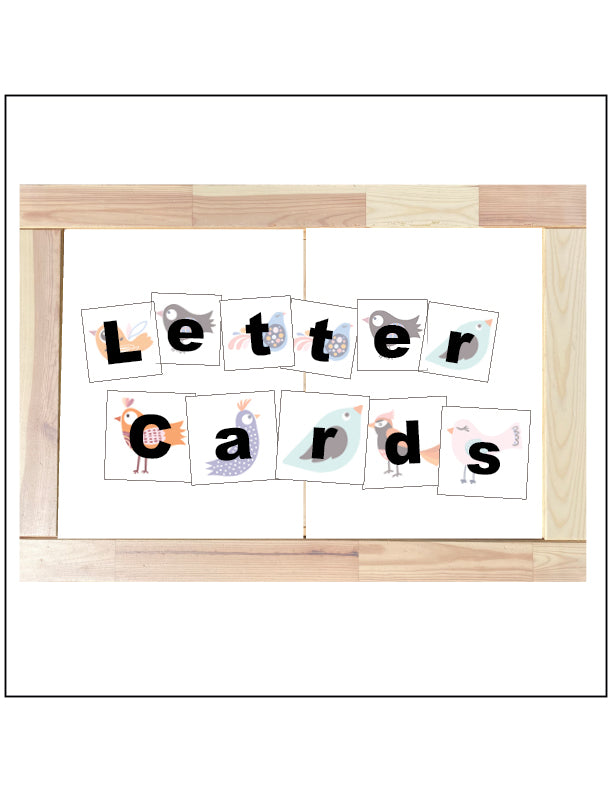 Bird Letter Cards – Practically Playing