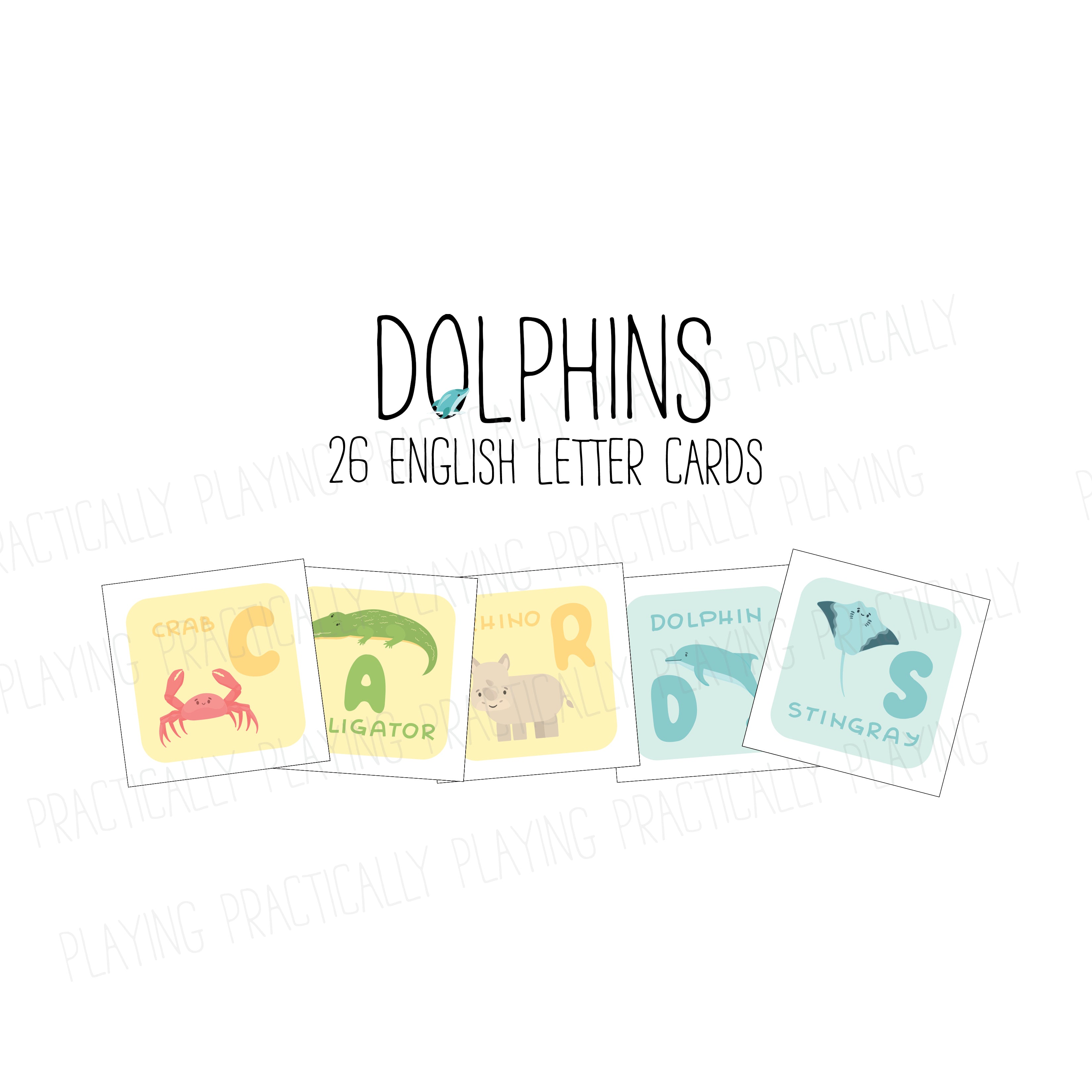 Dolphins Letter Pack – Practically Playing