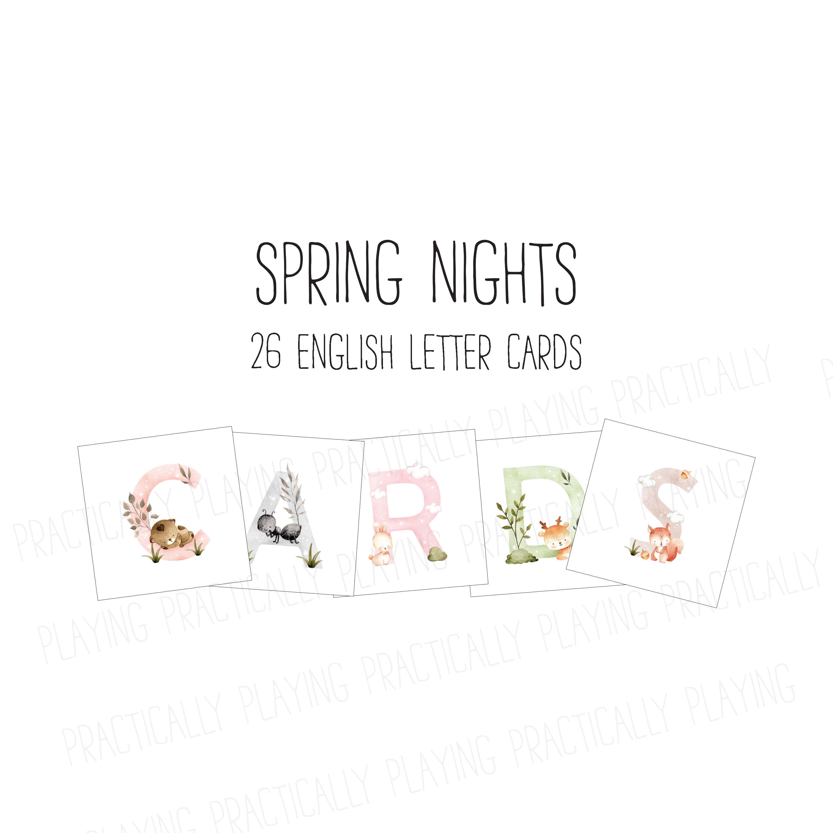 Spring Nights Letter Pack – Practically Playing