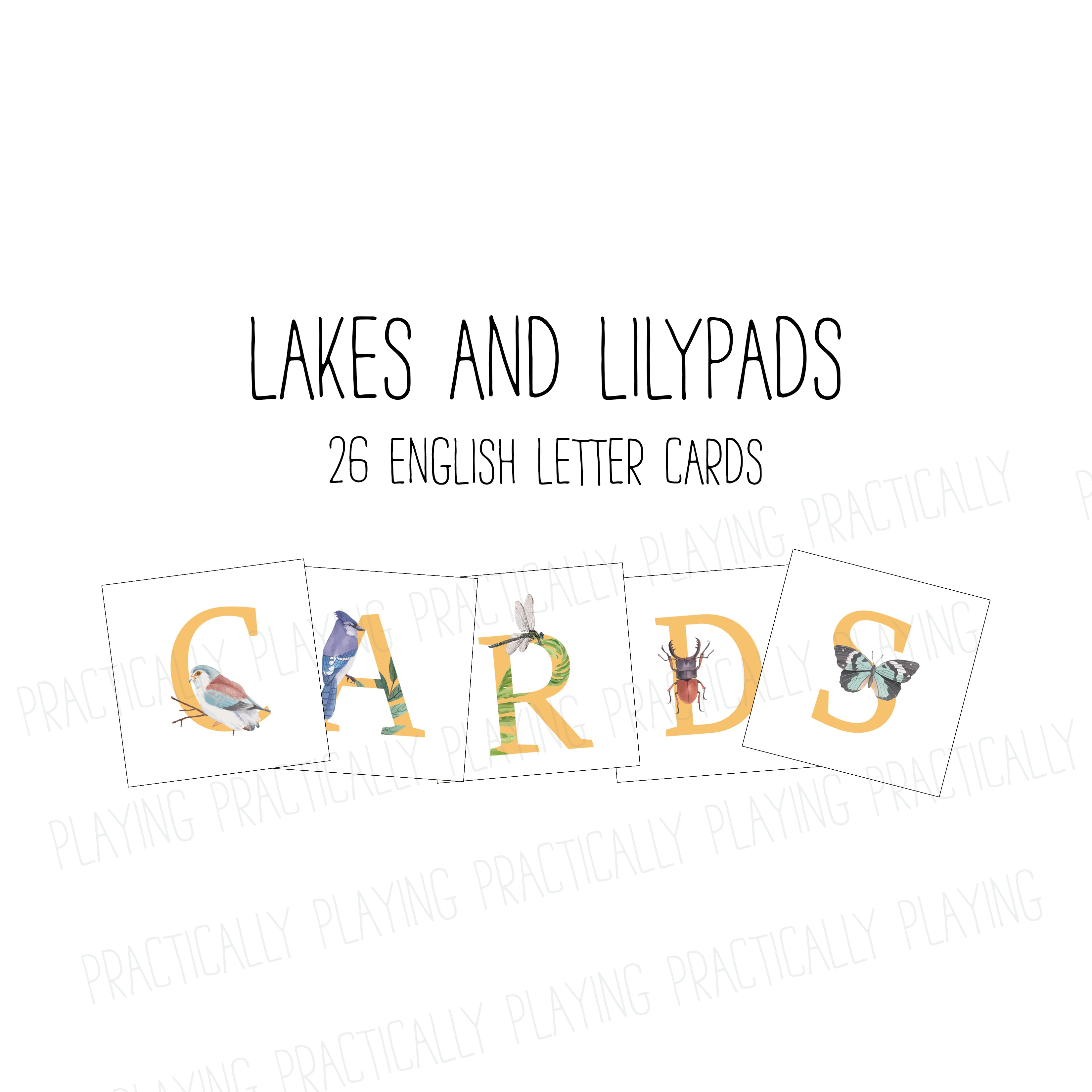 Lakes and Lily Pads Letter Pack – Practically Playing