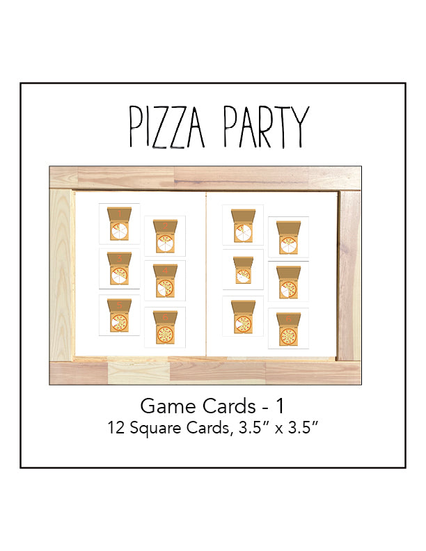 Pizza Party Cards and Cubes 1 – Practically Playing