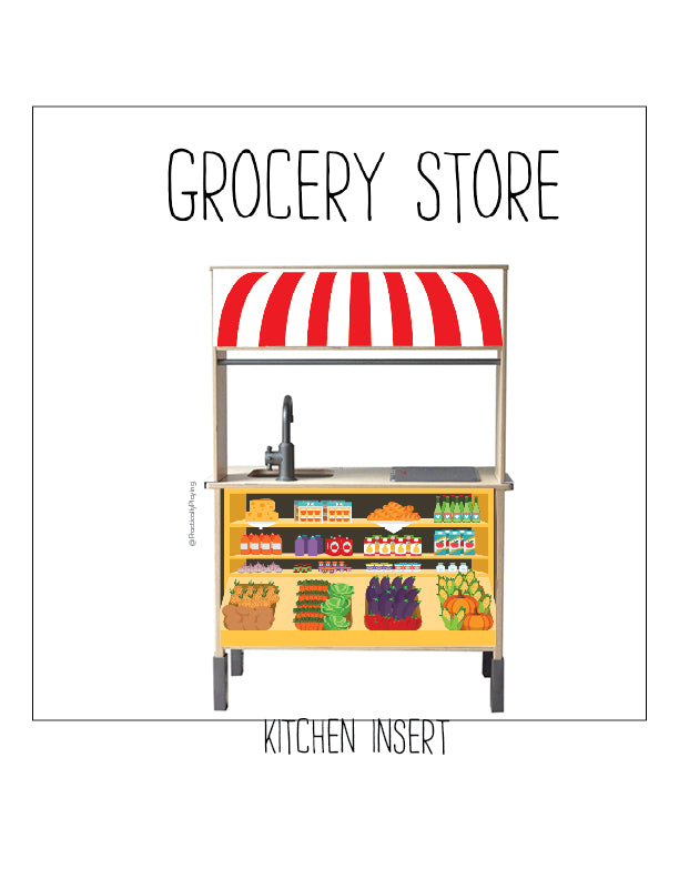 Grocery Kitchen Insert – Practically Playing