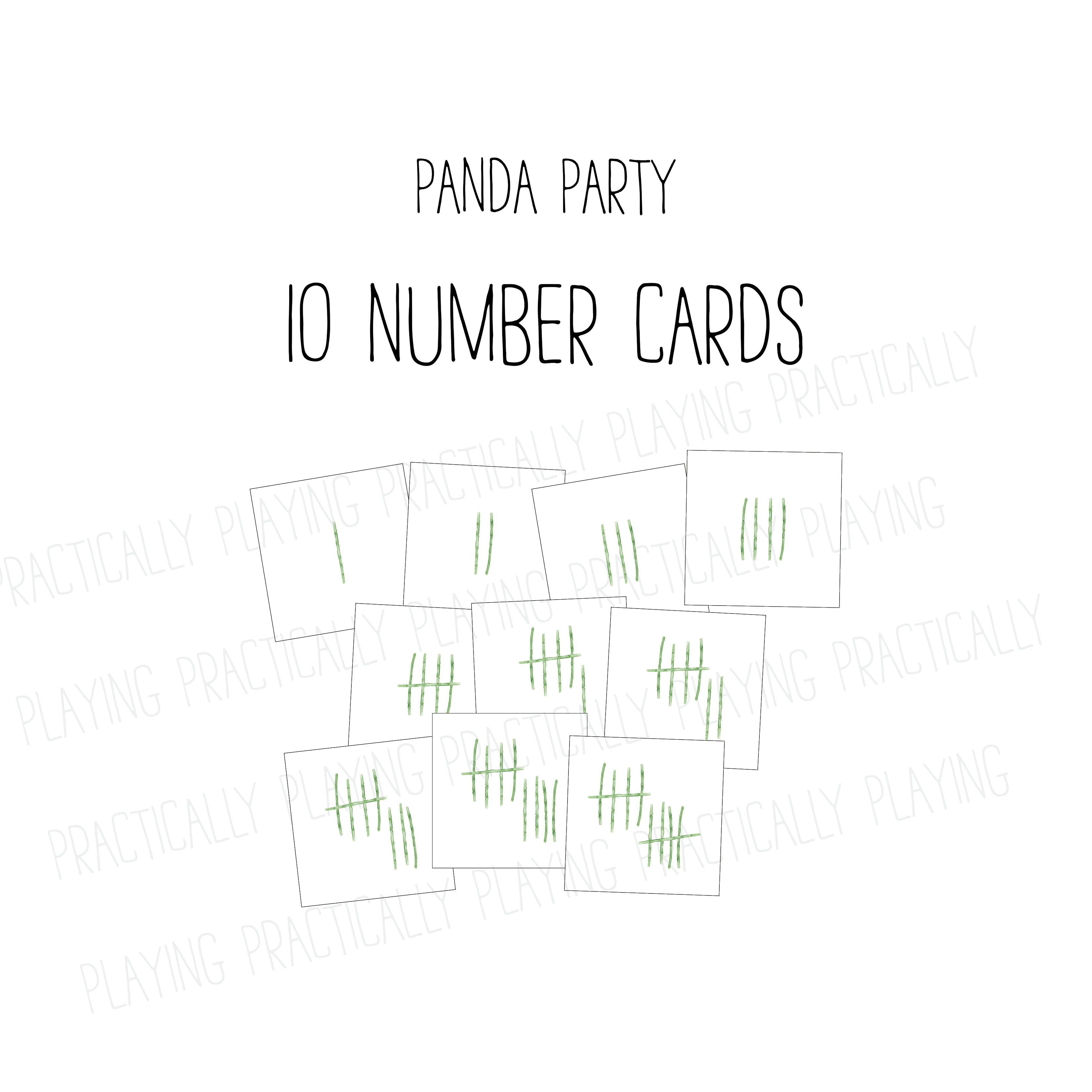 Panda Party Number Pack – Practically Playing
