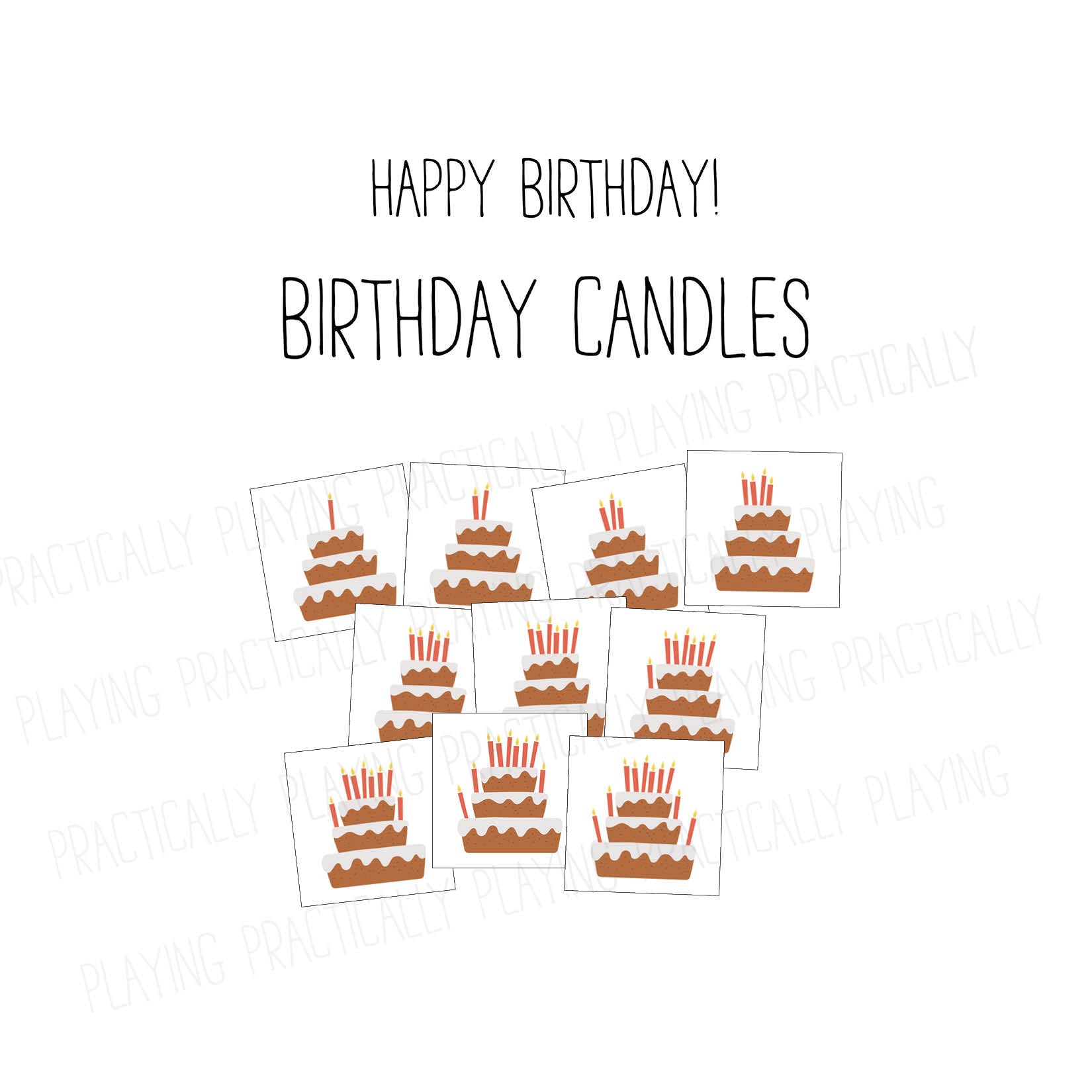 Happy Birthday Number Pack – Practically Playing