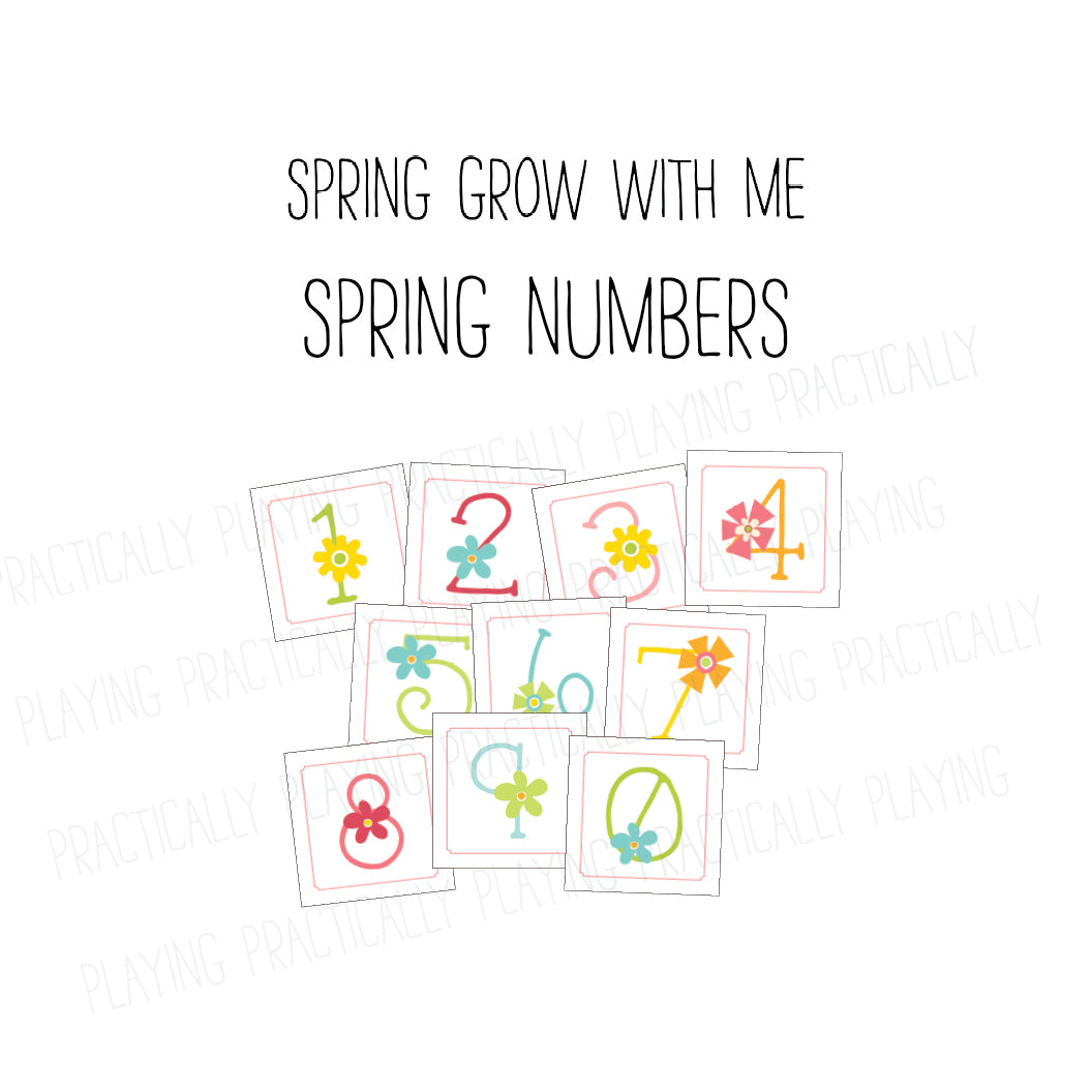 Spring Grow with Me Number Pack – Practically Playing