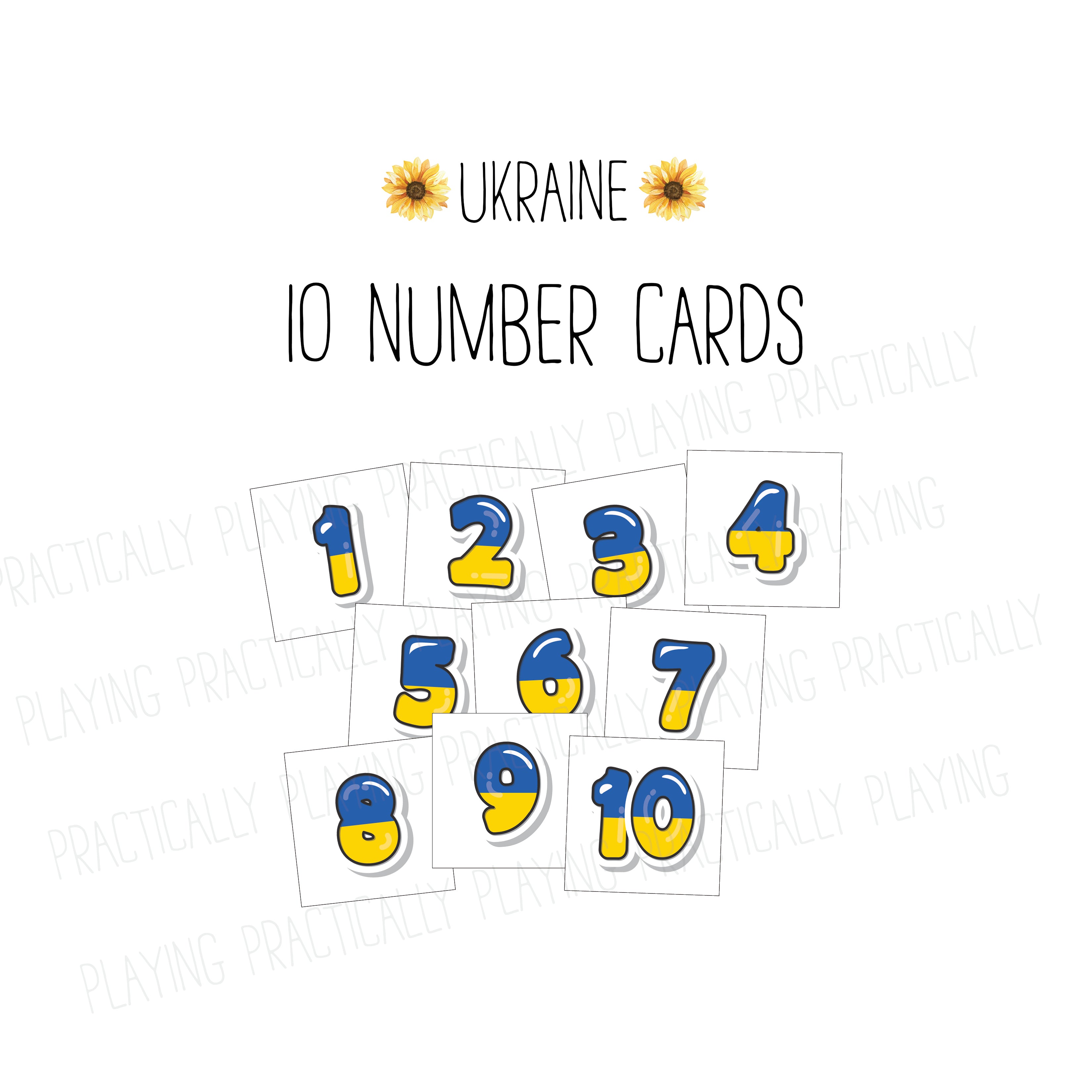Ukraine Number Pack – Practically Playing