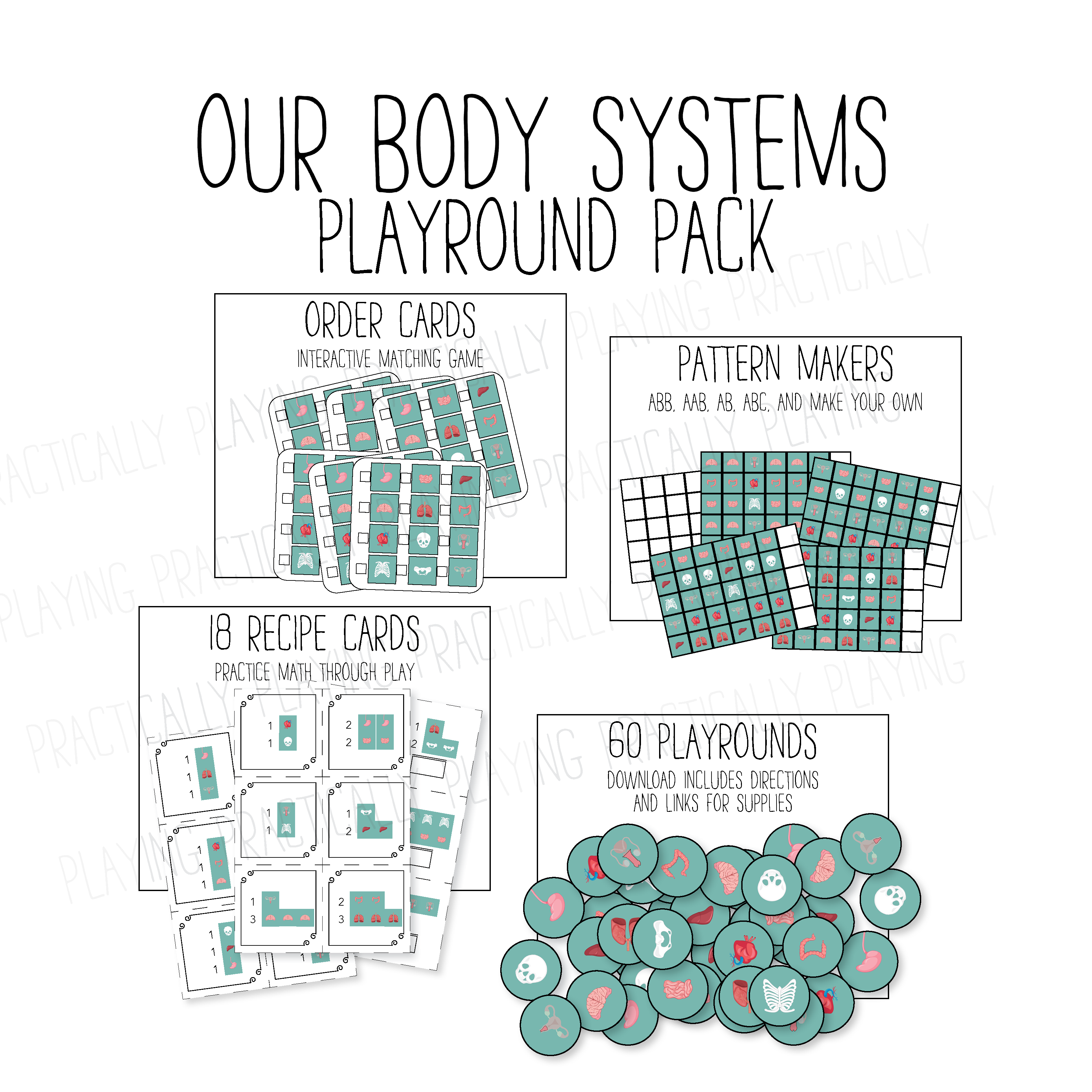 Our Body Systems PlayRound Mega Pack – Practically Playing
