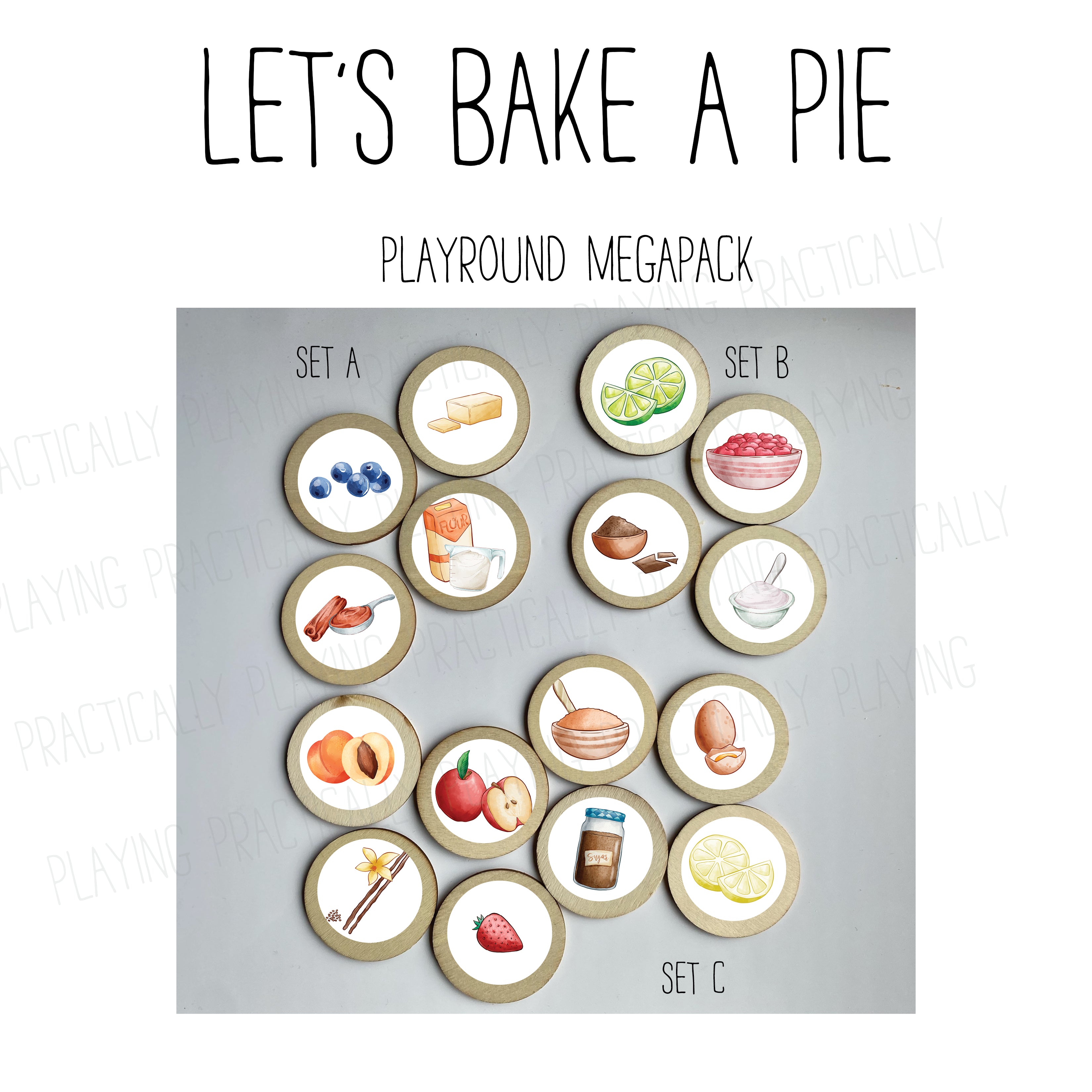 Let's Bake a Pie PlayRounds MegaPack – Practically Playing