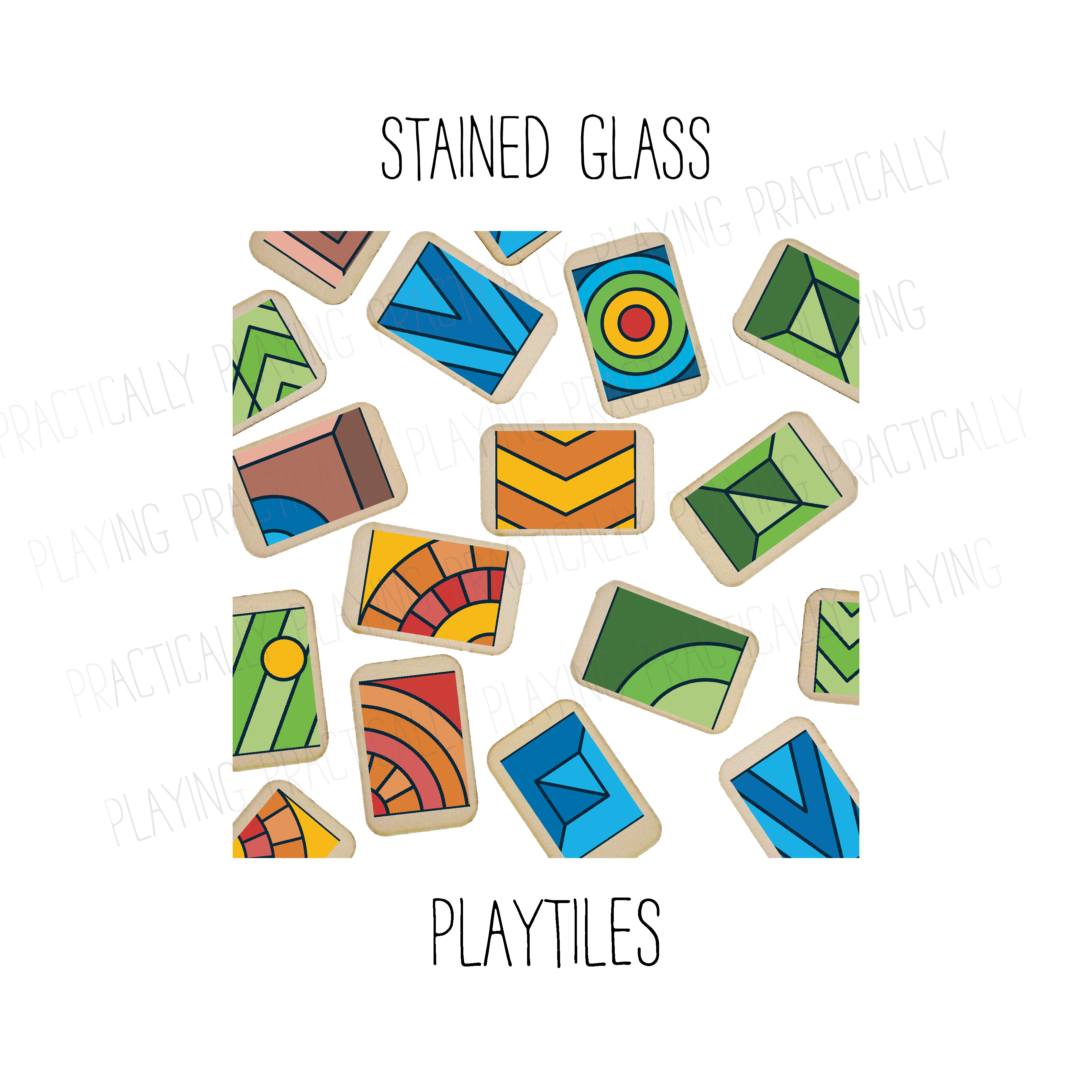 Stained Glass PlayTile Mega Pack – Practically Playing