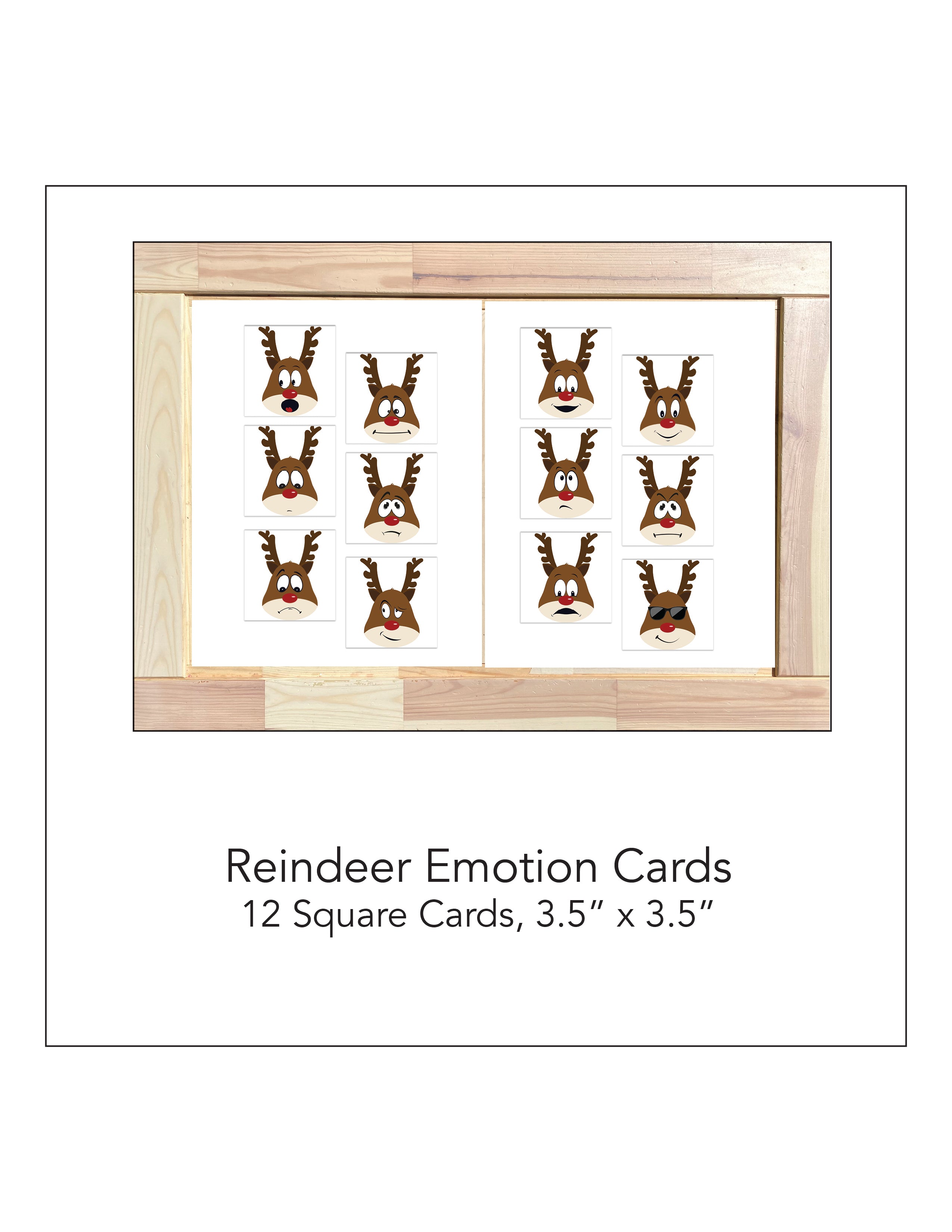 Reindeer Emotion Cards – Practically Playing