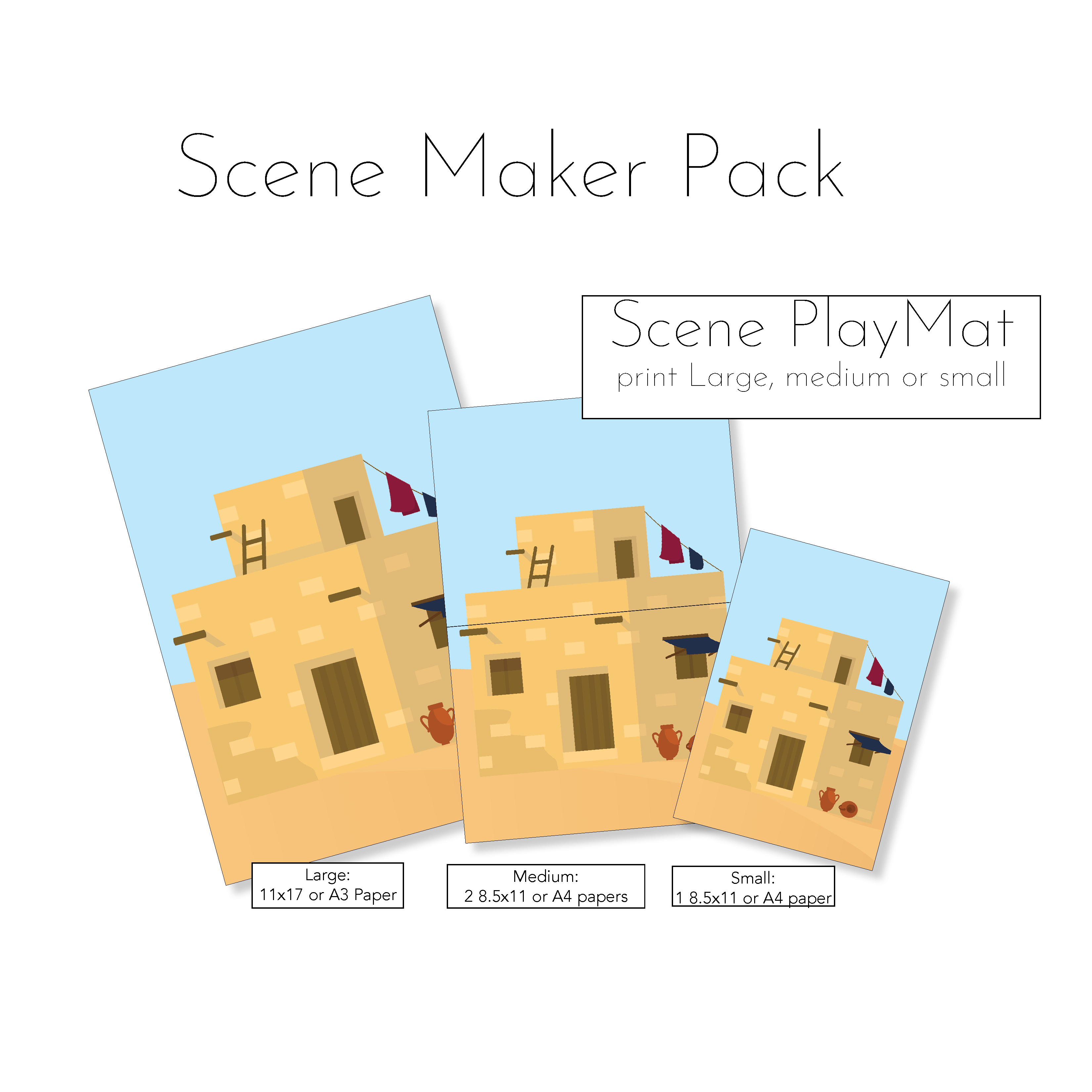 Sunday School Scene Maker Pack – Practically Playing