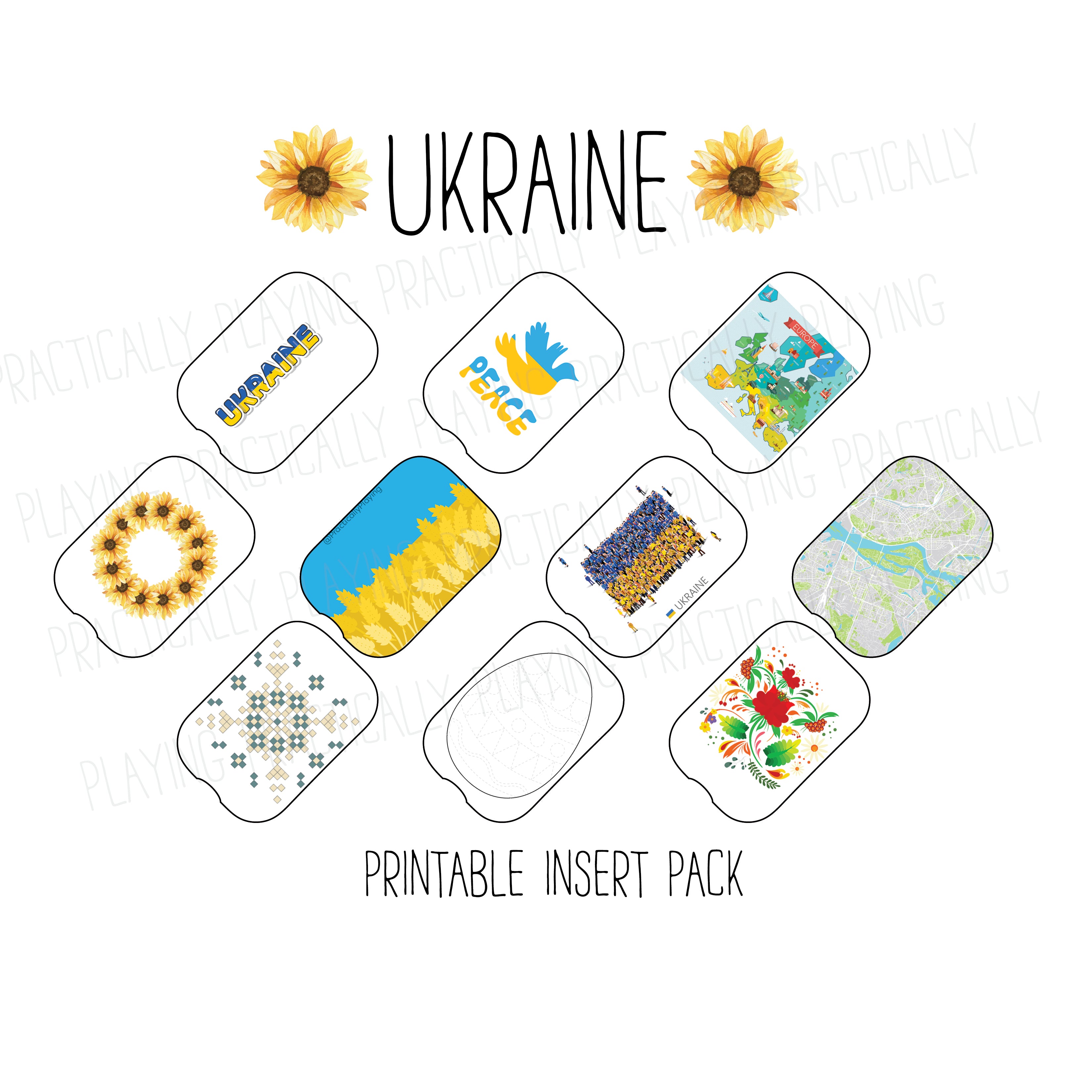 Ukraine Printable Insert Pack – Practically Playing