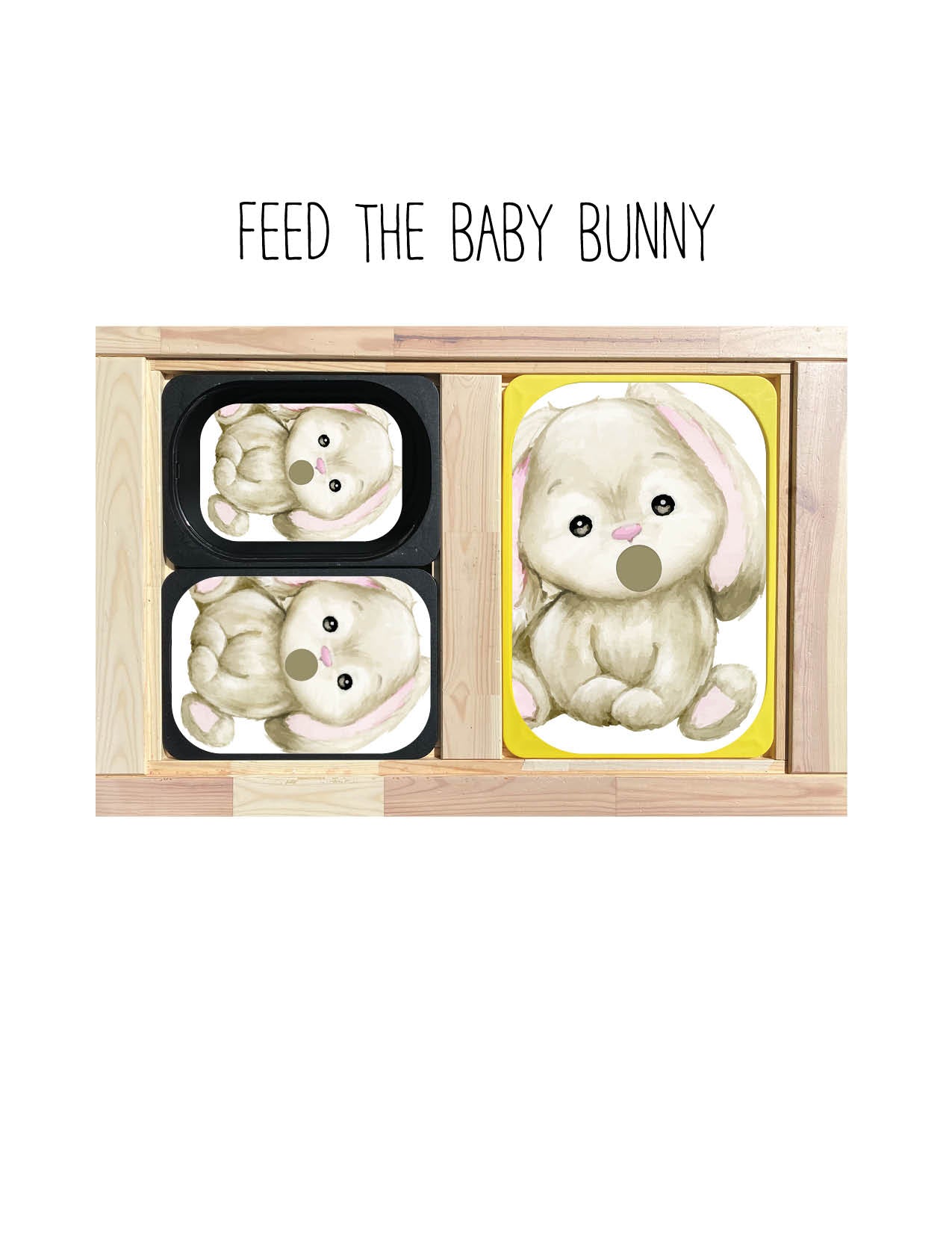 Baby Bunny Printable Insert Pack – Practically Playing