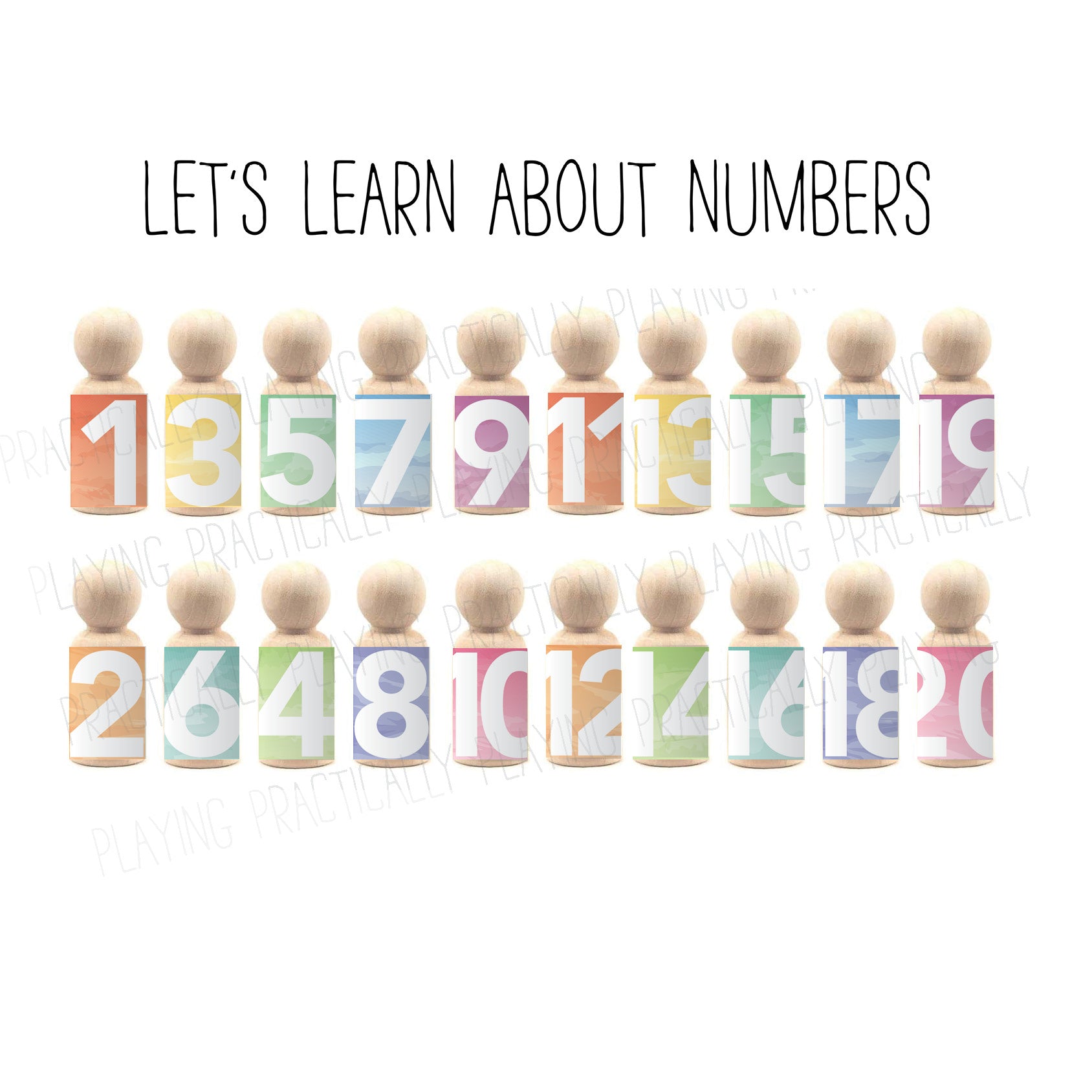 Learning Numbers Wrapables – Practically Playing