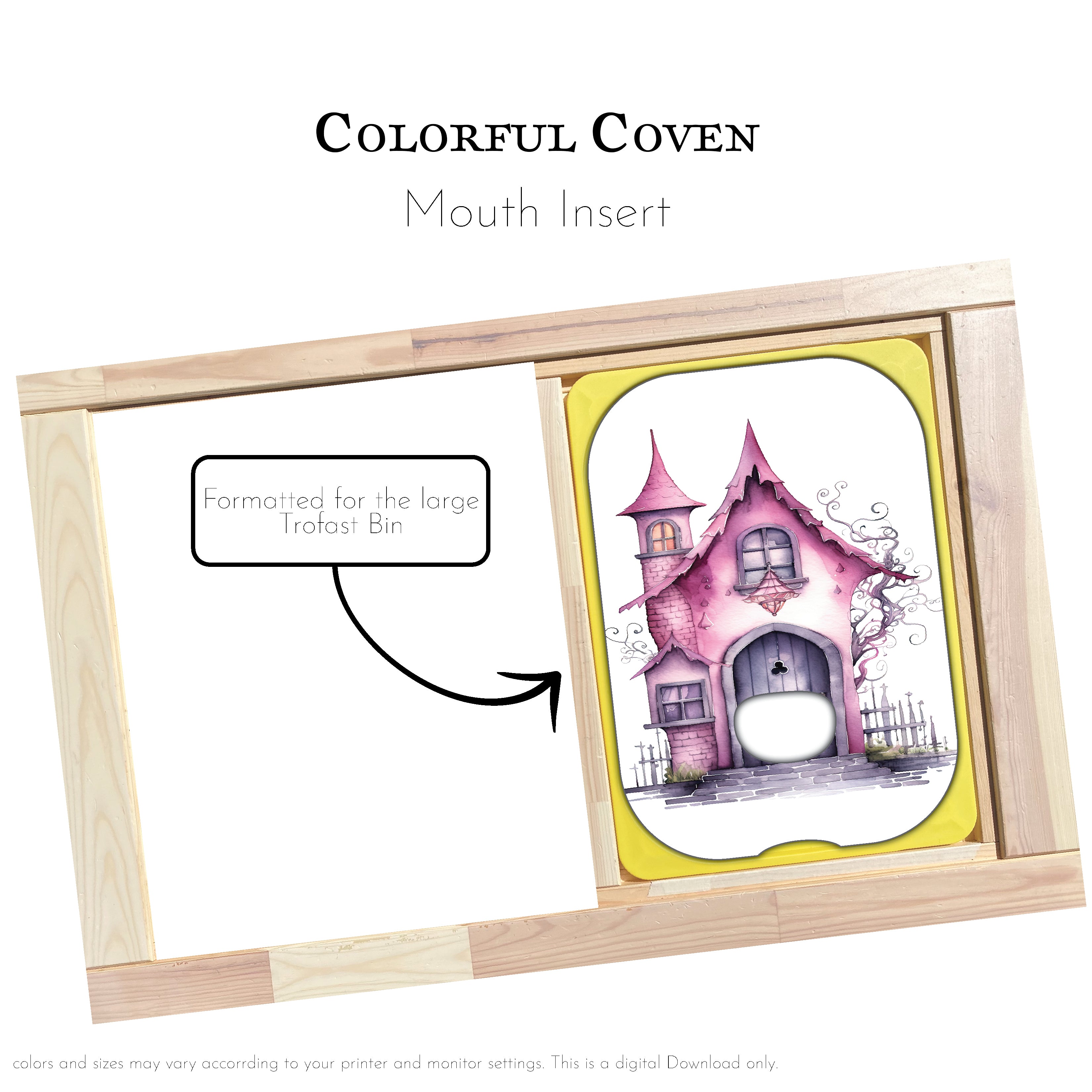 Colorful Coven Action Pack: Printable Inserts and Loose Parts – Practically Playing