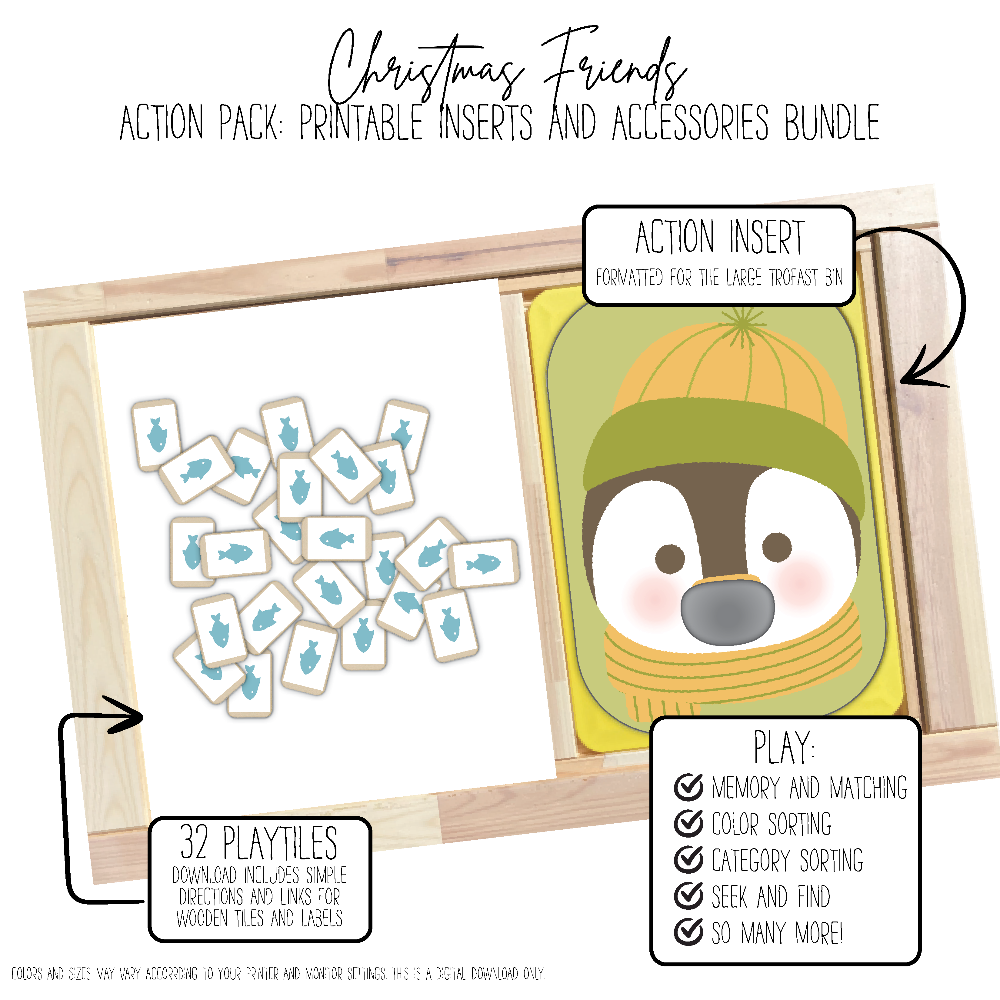 Christmas Friends- Feed a Penguin – Practically Playing