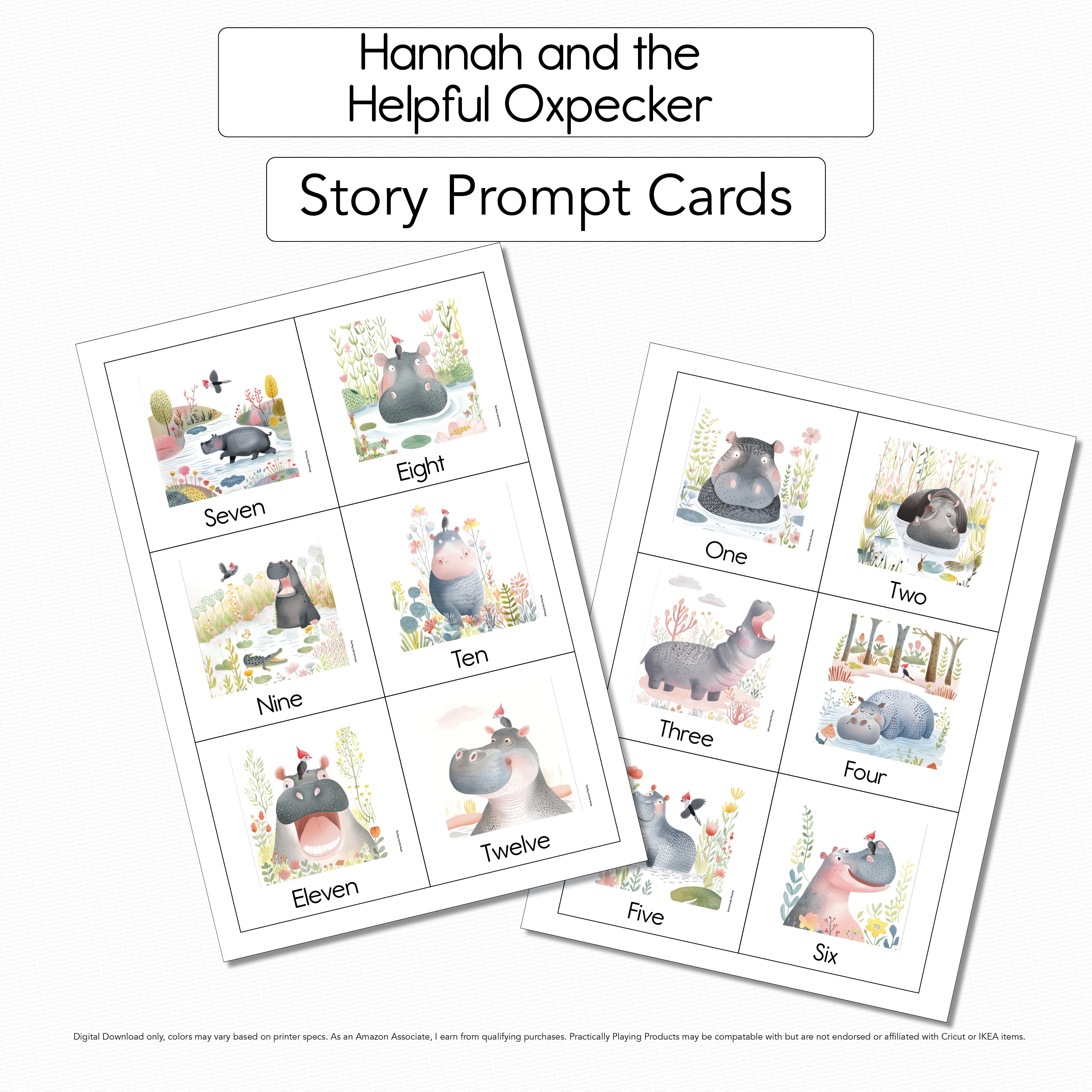 Hannah and the Helpful Oxpecker - Story Prompt Cards PDF_Folders ...