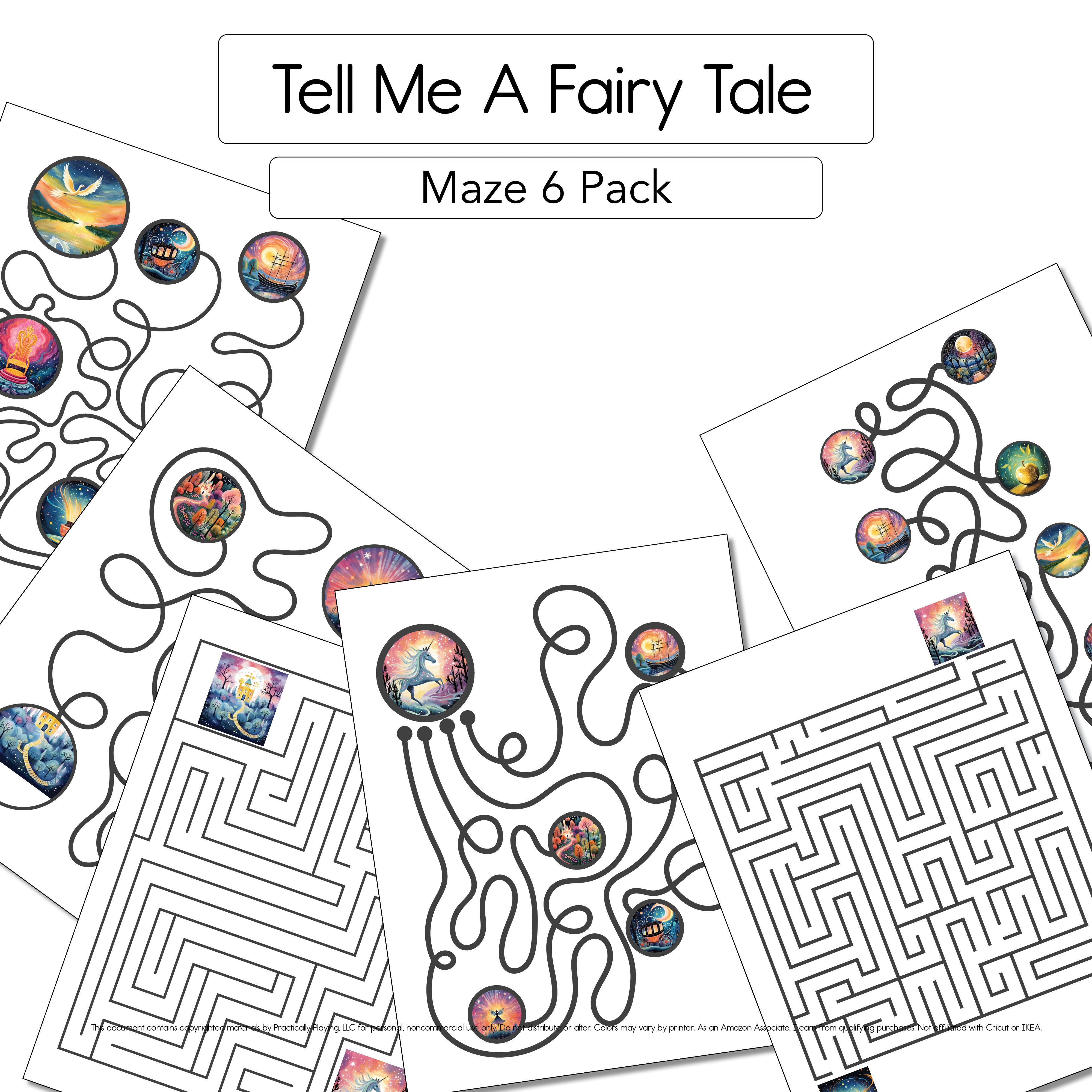 Tell Me a Fairy Tale - Mazes 6 Pack – Practically Playing