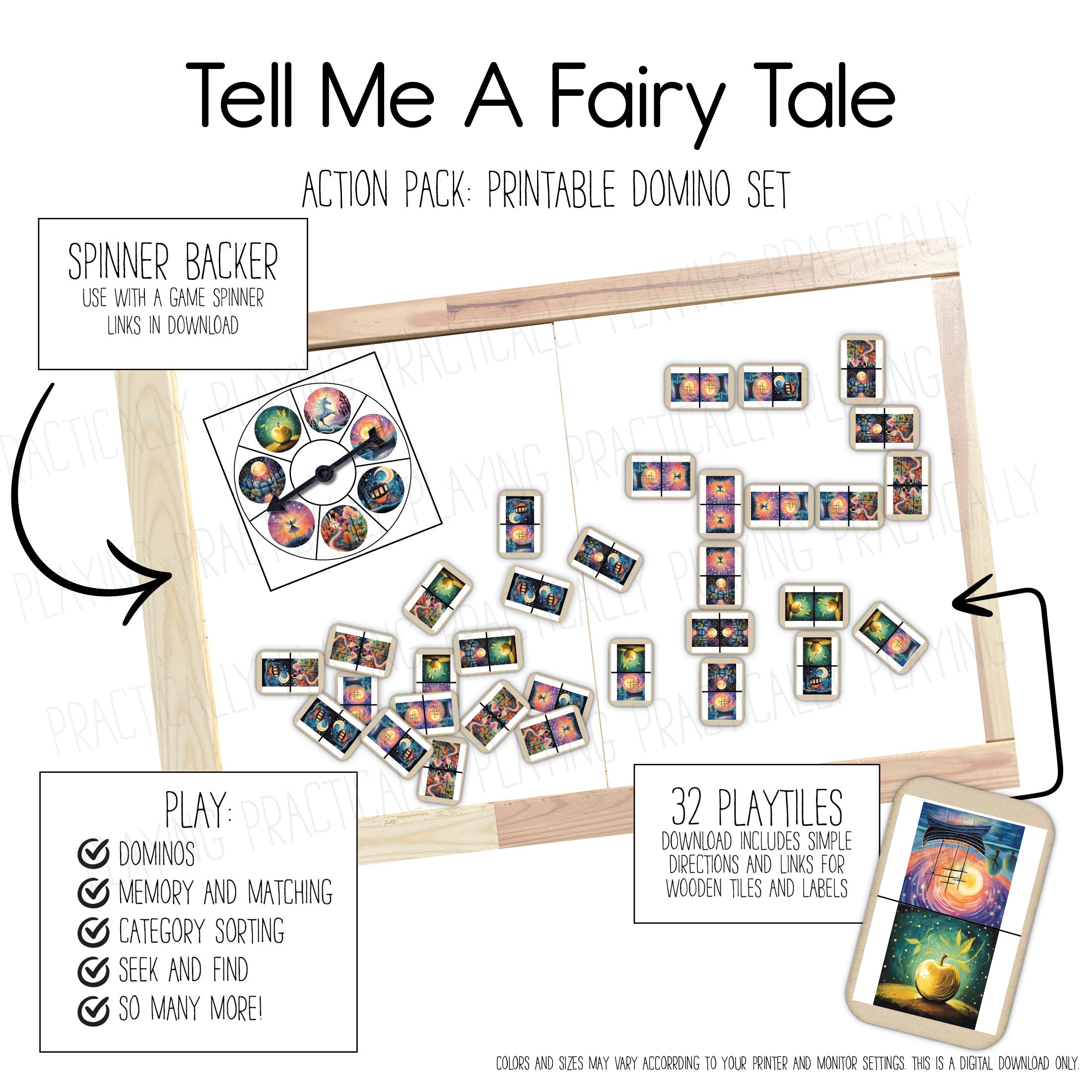 Tell Me a Fairy Tale - Dominos Game Pack – Practically Playing