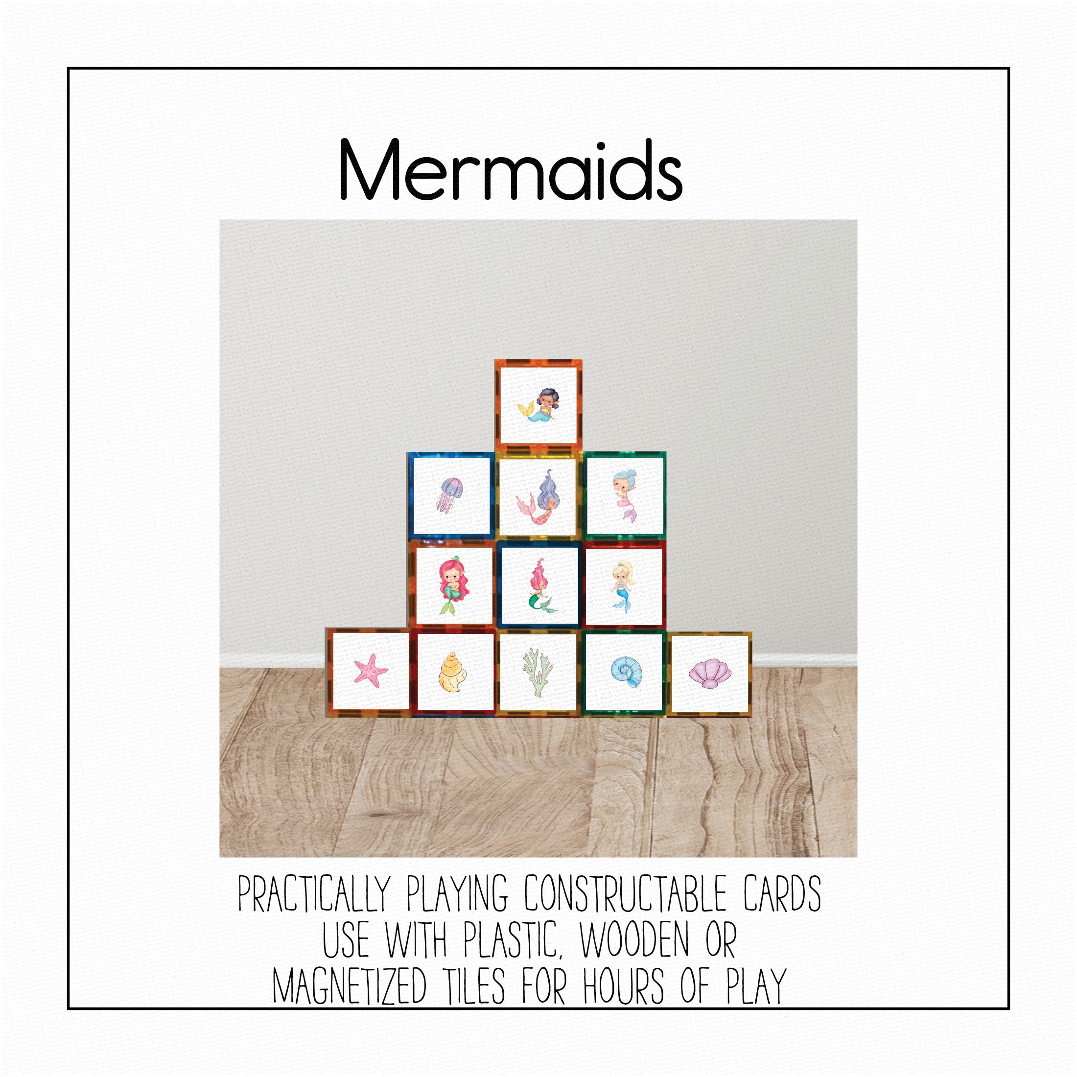 Mermaids - Constructable Card Pack – Practically Playing
