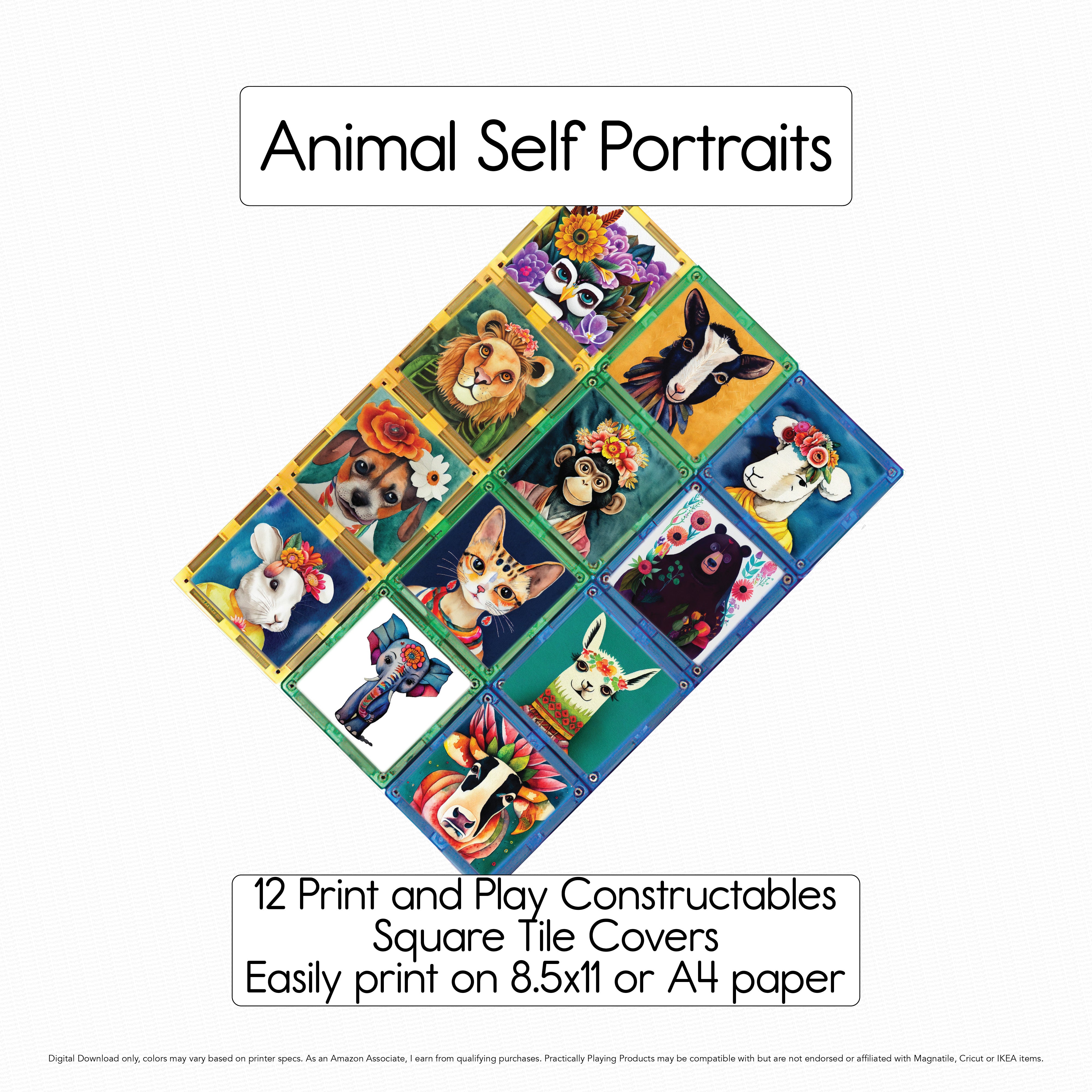 Animal Self Portraits - Constructables Mini Creator Kit – Practically ...