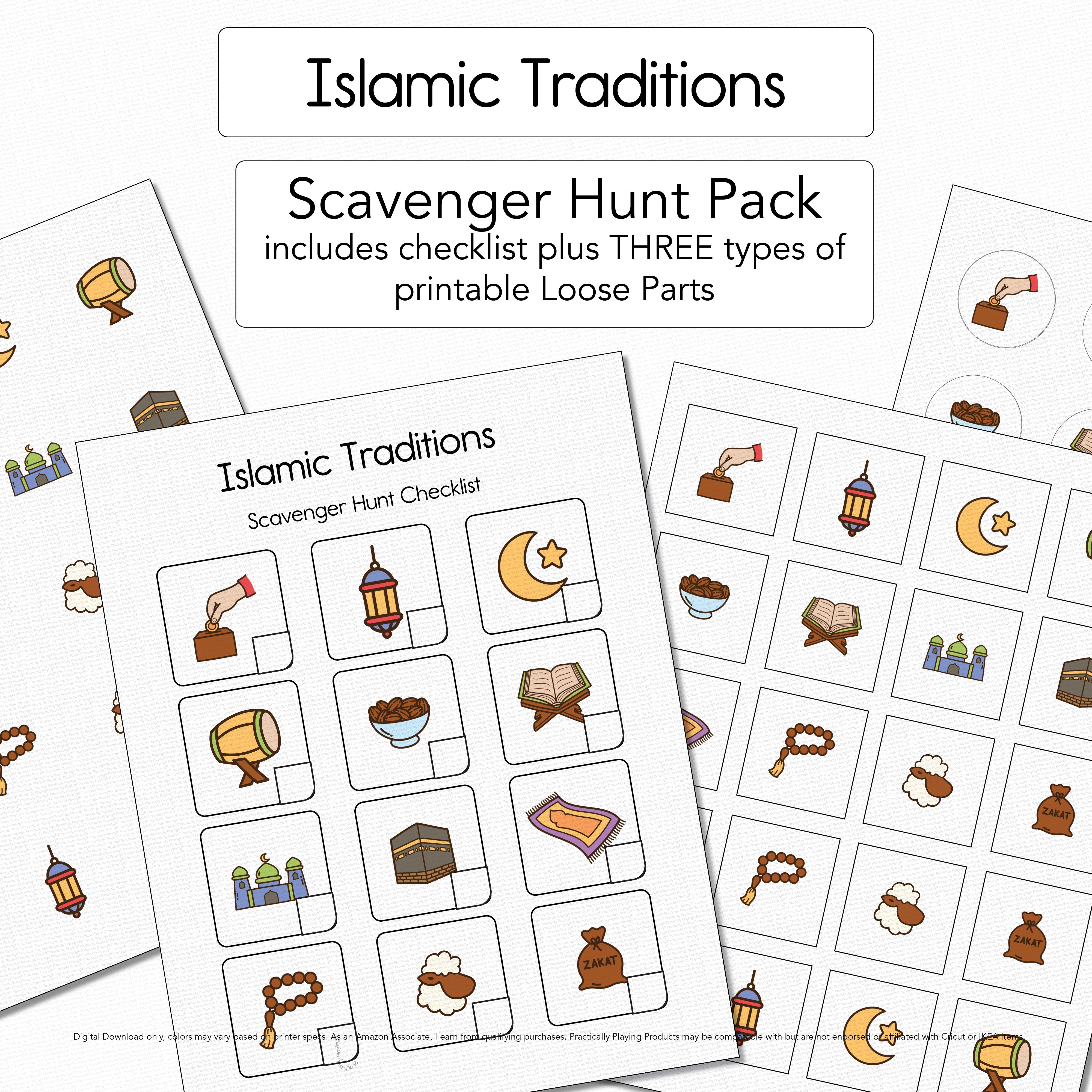 Islamic Traditions - Scavenger Hunt – Practically Playing