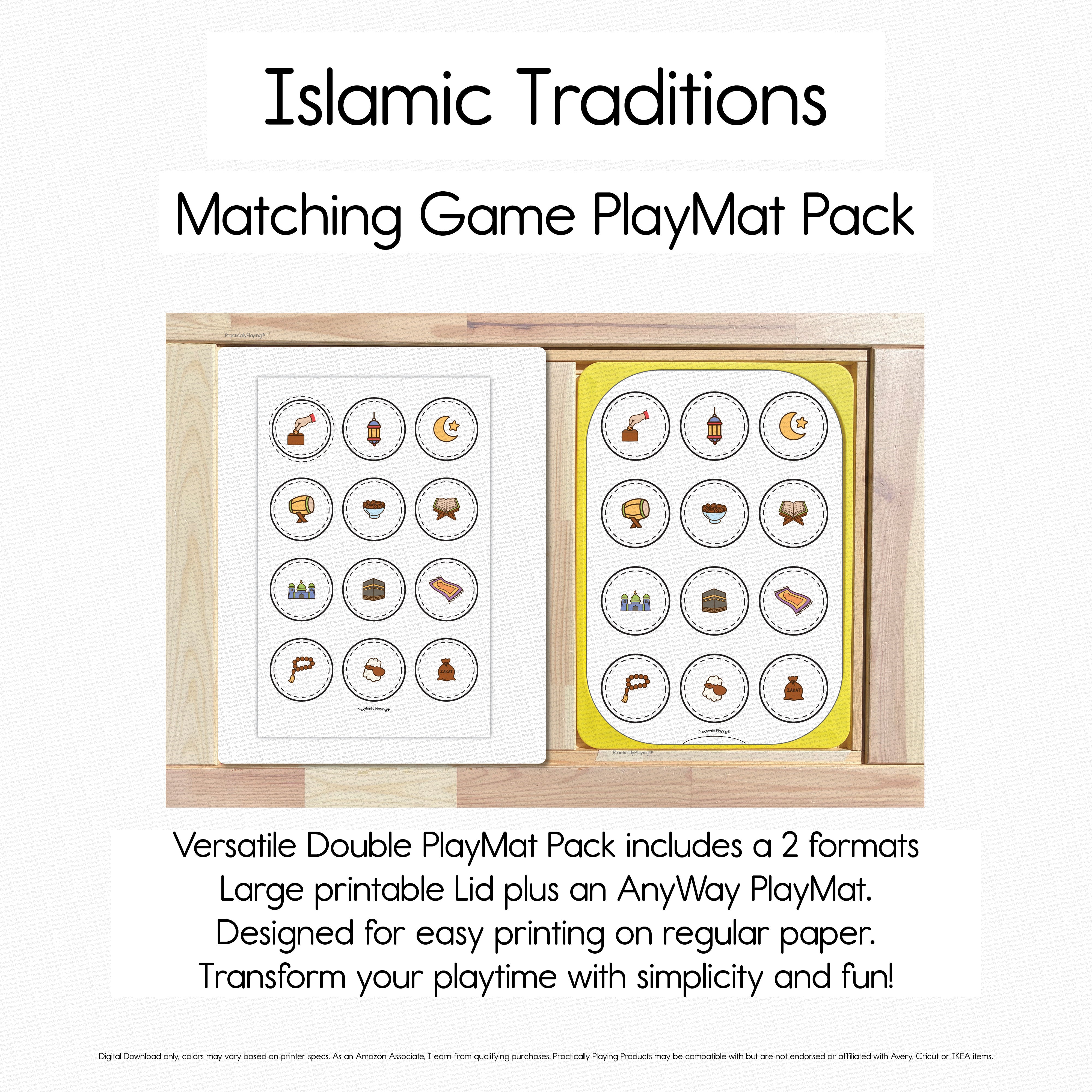Islamic Traditions - Matching GameBoard – Practically Playing