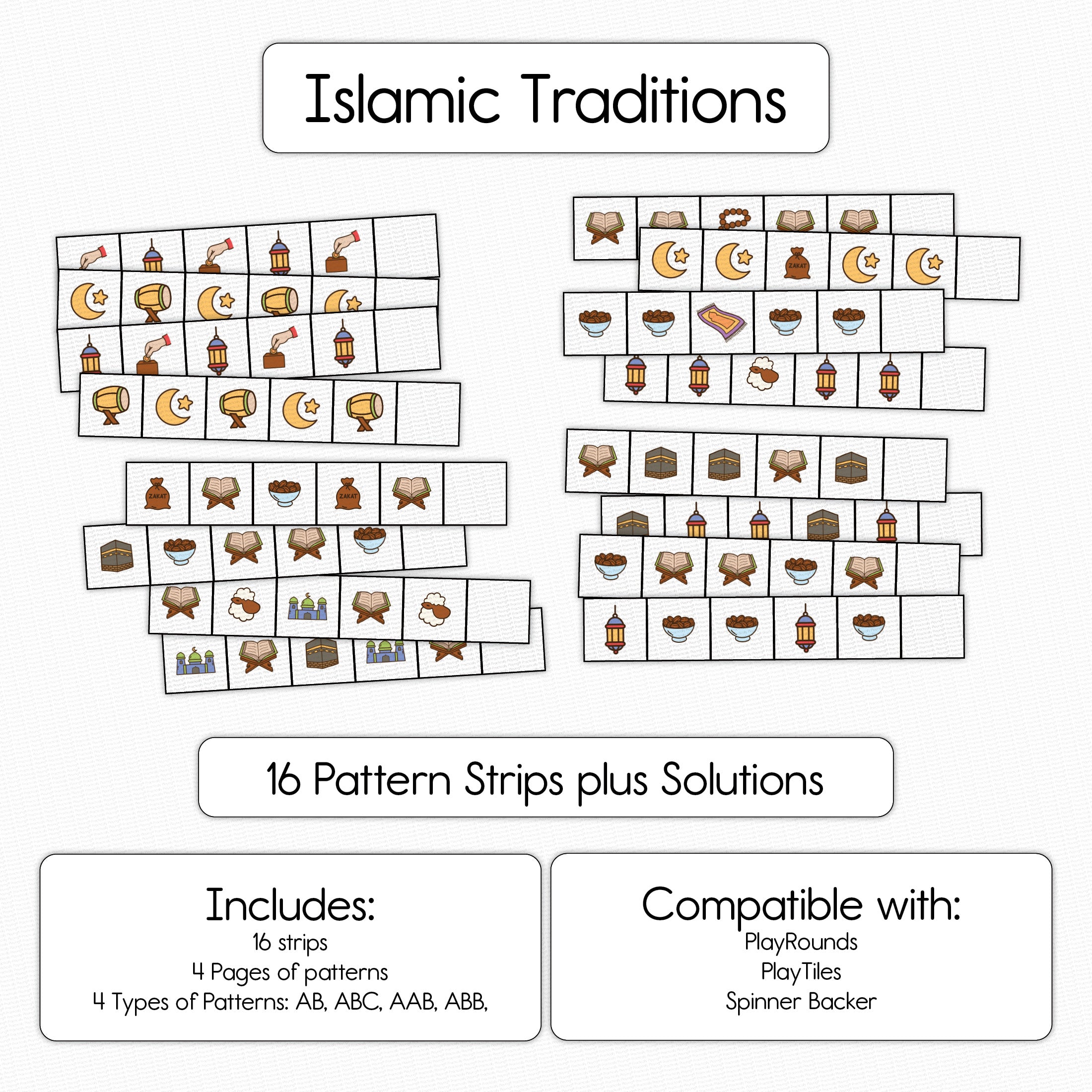 Islamic Traditions - Pattern Strips – Practically Playing