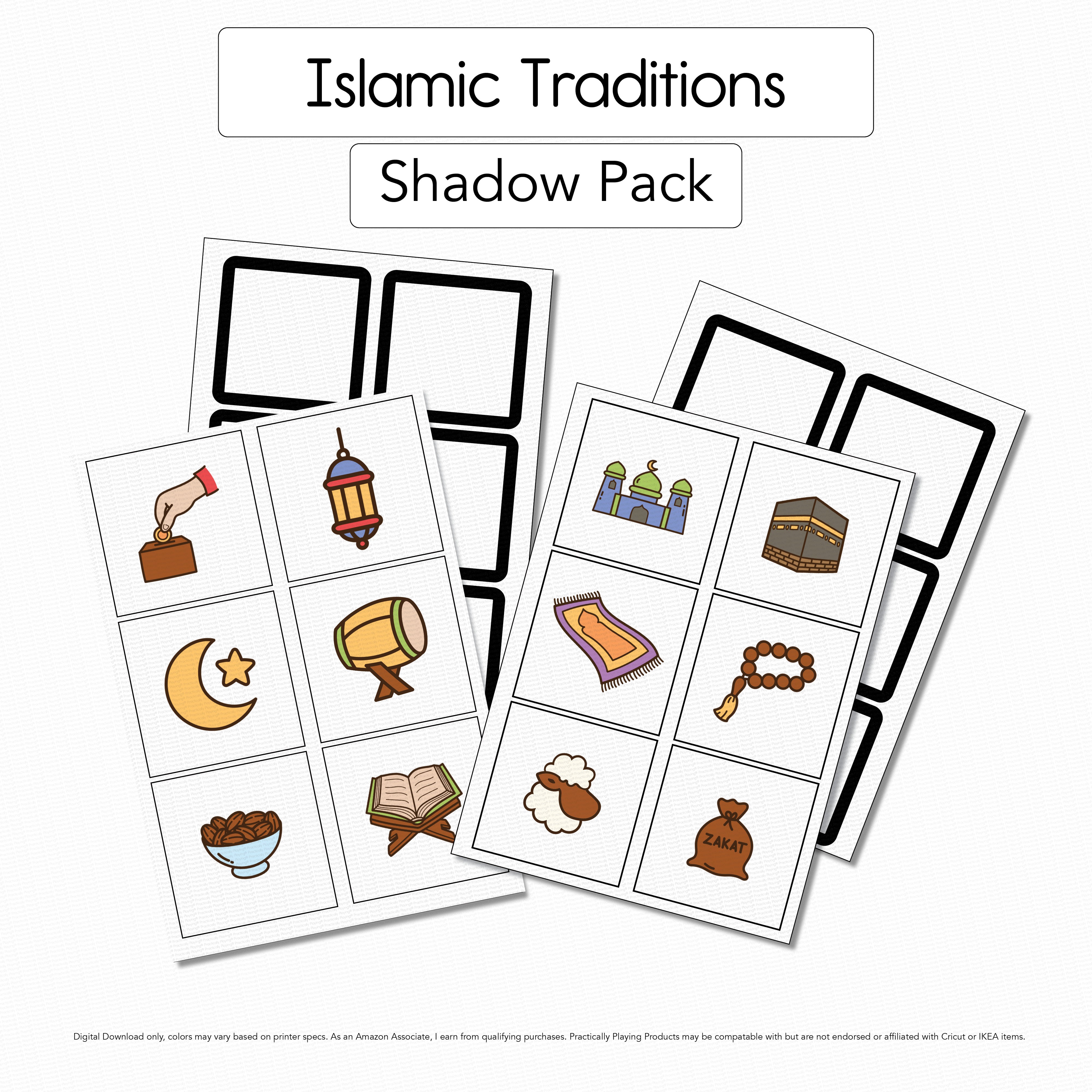 Islamic Traditions - Shadow Cards – Practically Playing