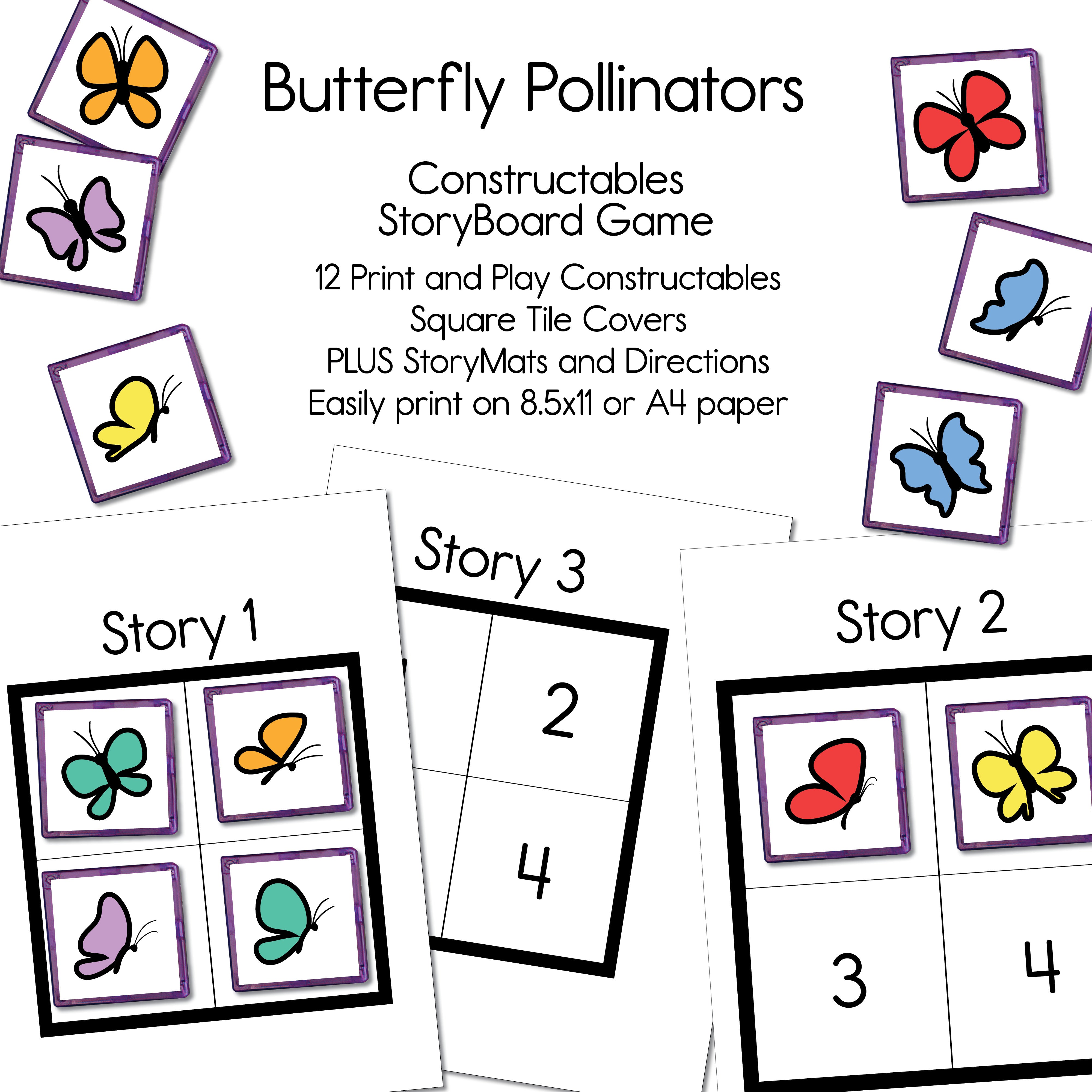 Butterfly Pollinators - Constructables StoryBoard Game – Practically ...