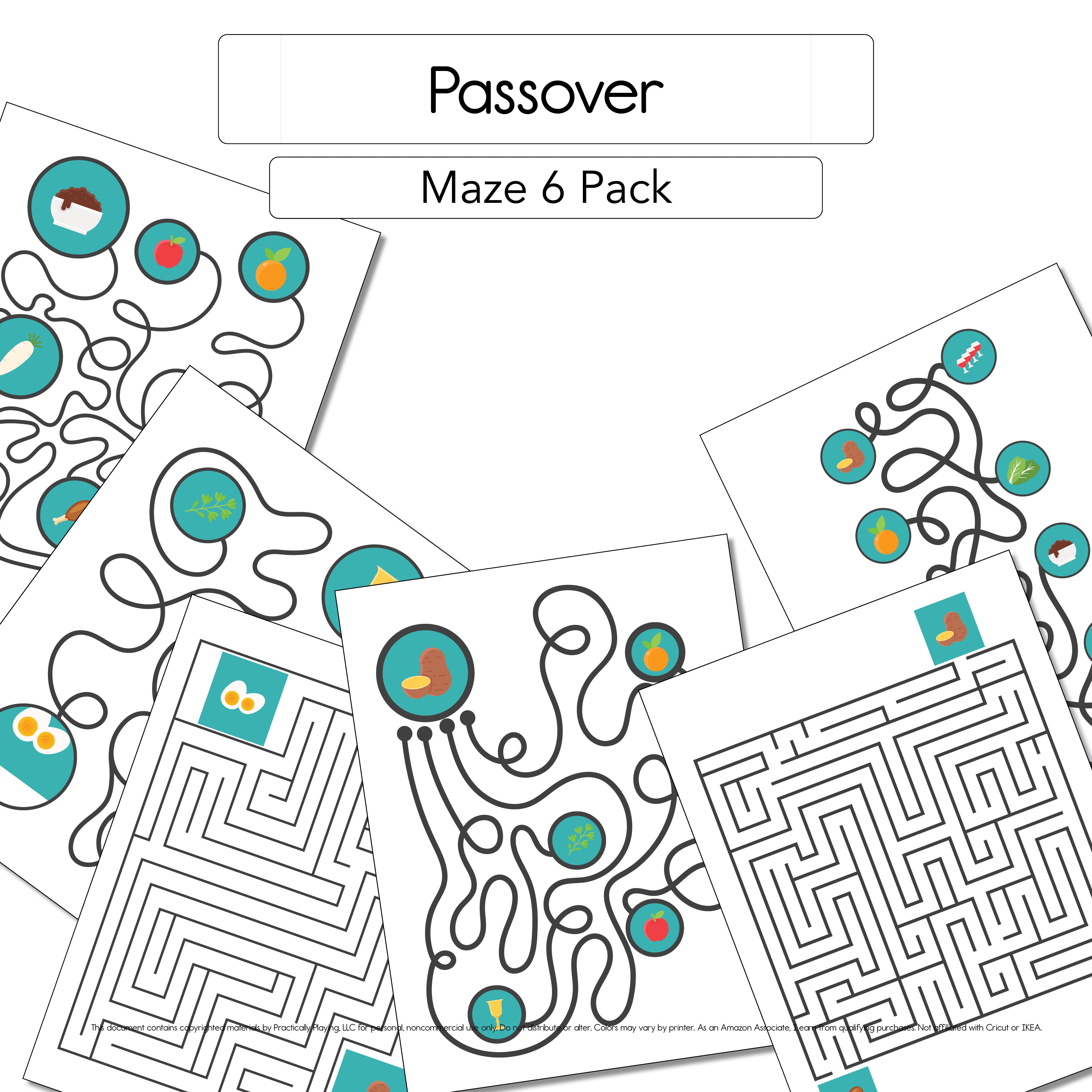 Passover - Mazes 6 Pack – Practically Playing